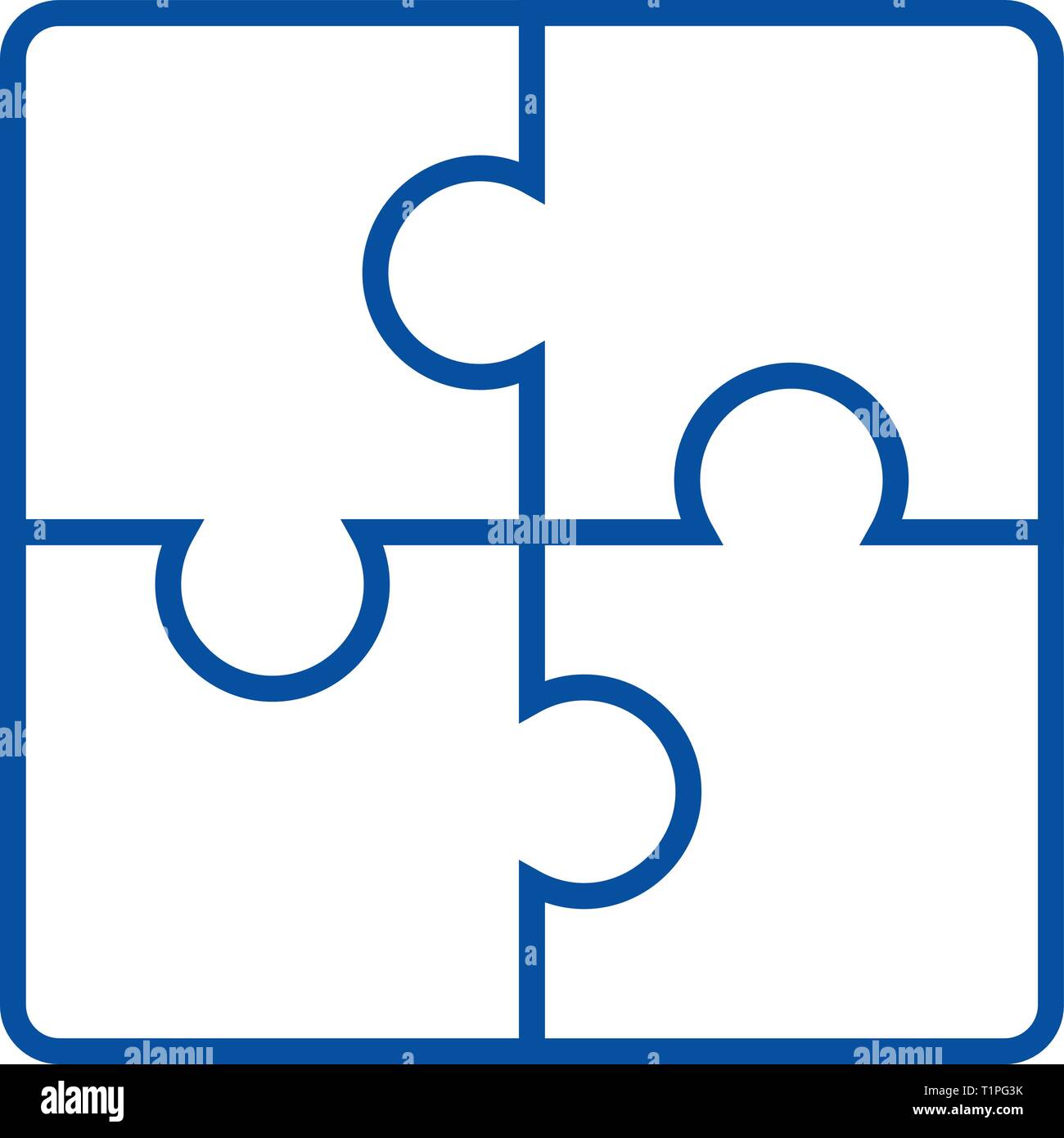 Puzzle line icon concept. Puzzle flat vector symbol, sign, outline ... Puzzle line icon concept. Puzzle flat vector symbol, sign, outline ...