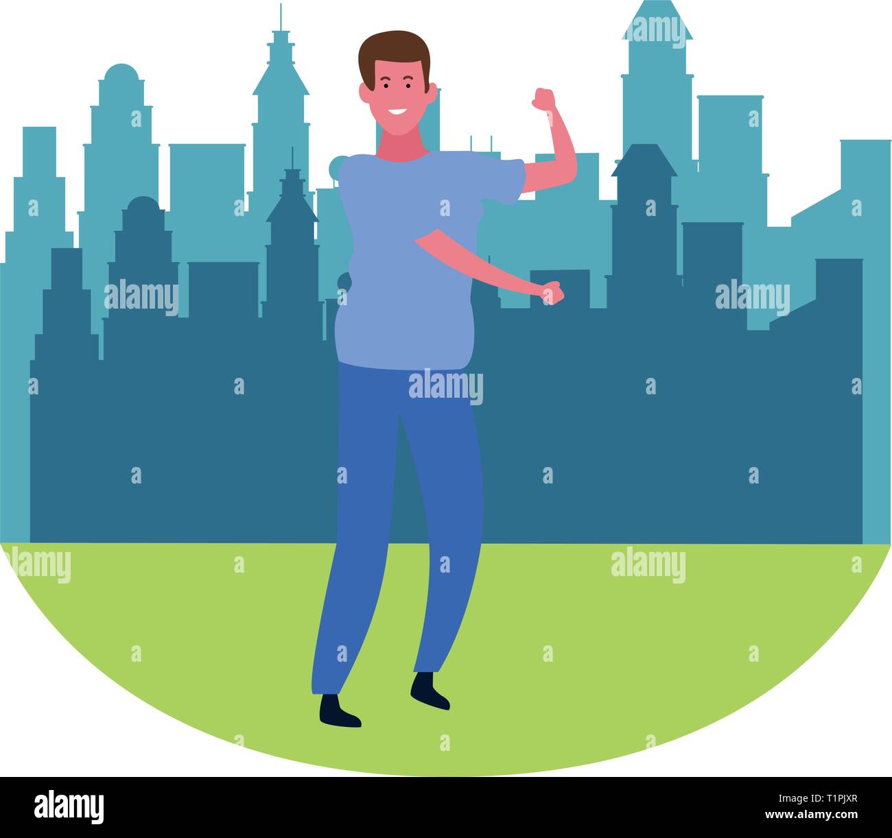 Dancing Buildings Stock Vector Images - Alamy