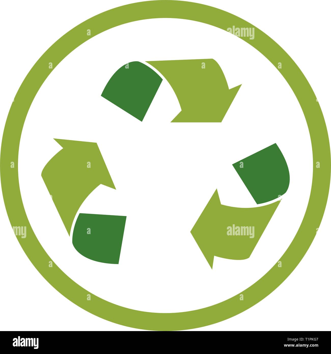 Recycle environment label Stock Vector Image & Art - Alamy