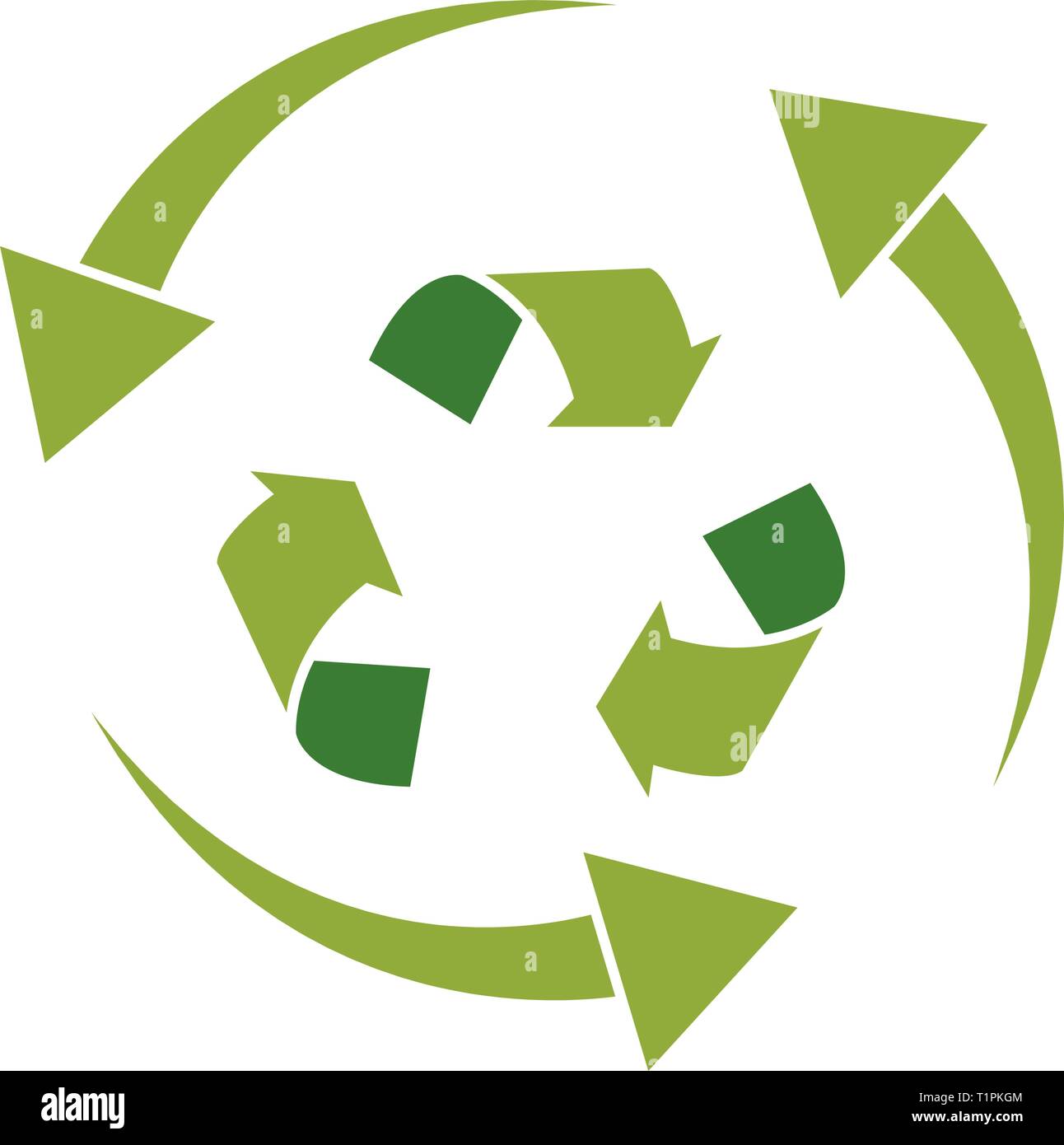 Recycle environment label Stock Vector Image & Art - Alamy