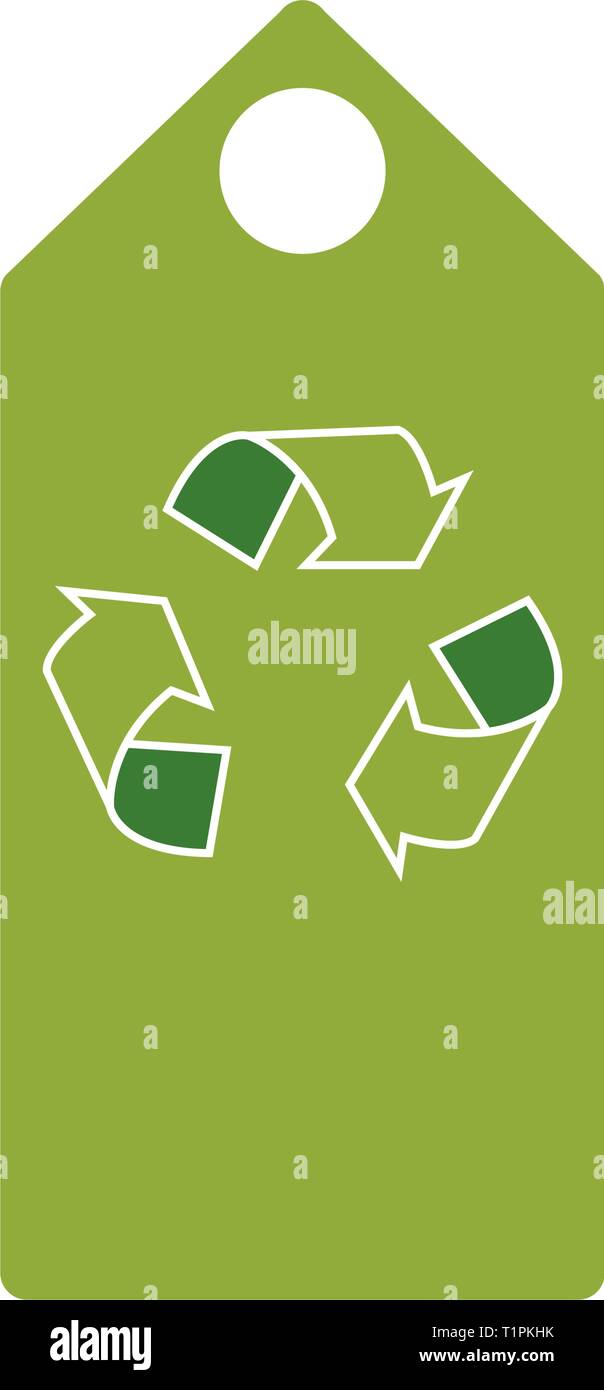 Recycle environment label Stock Vector Image & Art - Alamy
