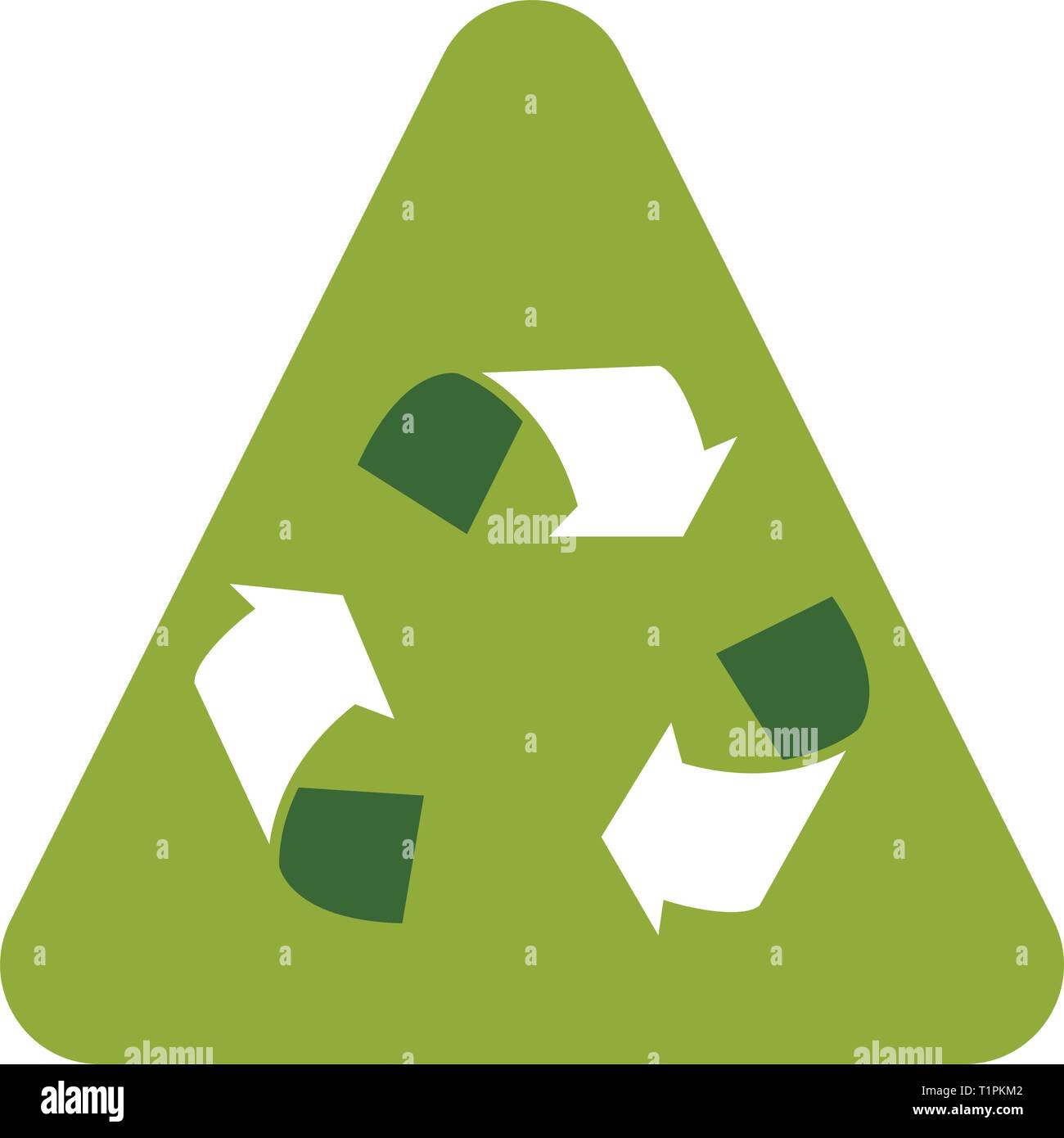 Recycle environment label Stock Vector Image & Art - Alamy