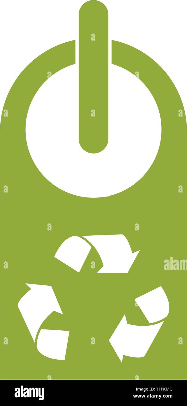 Recycle environment label Stock Vector Image & Art - Alamy