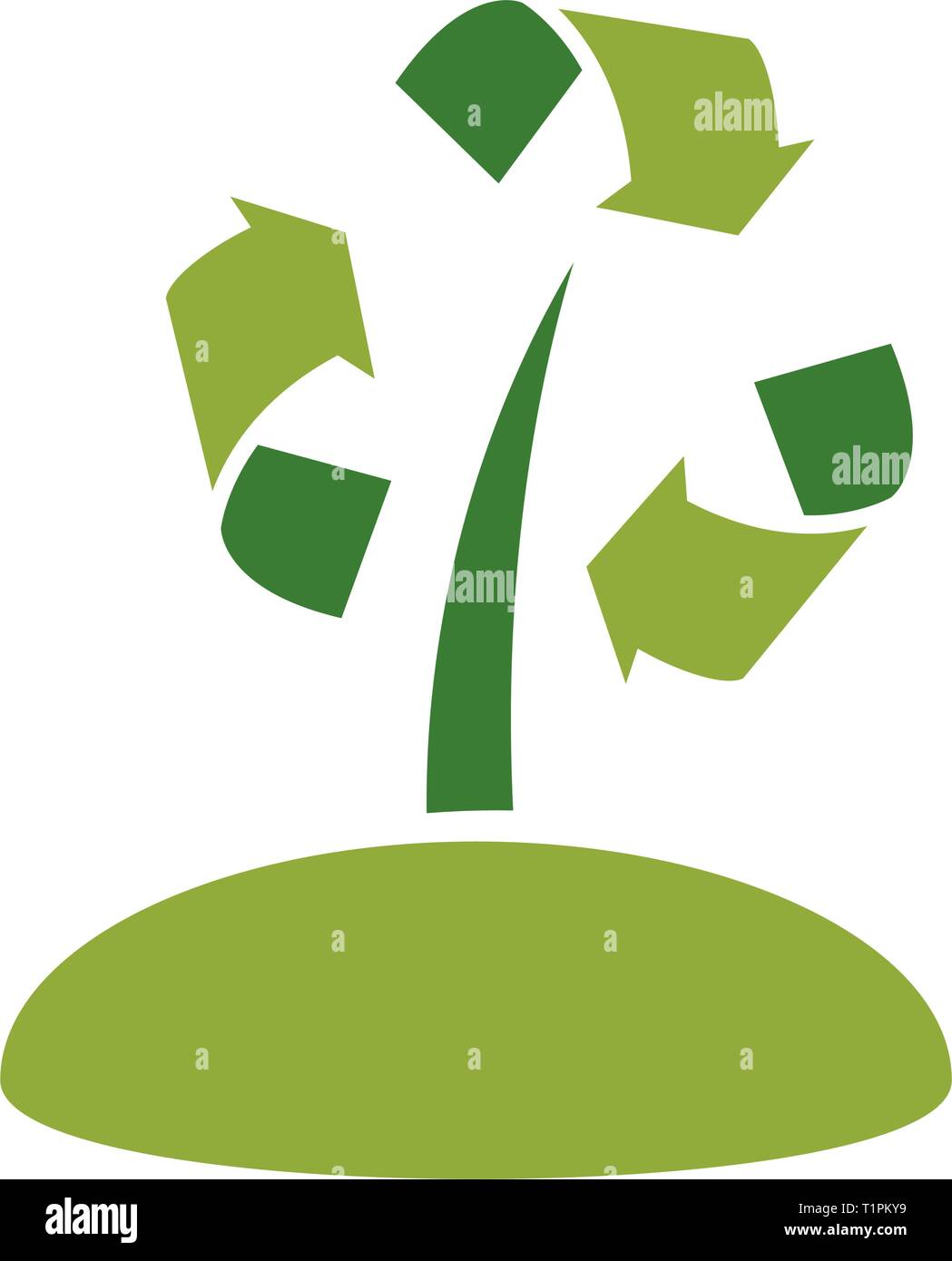 Recycle environment label Stock Vector Image & Art - Alamy
