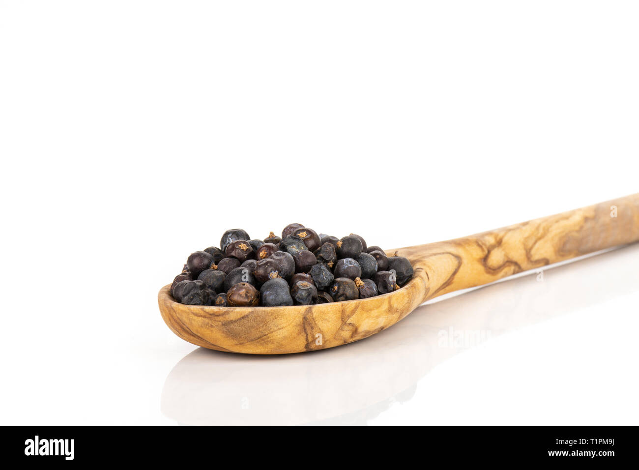 Lot of whole dry juniper berry seed isolated on white background Stock ...