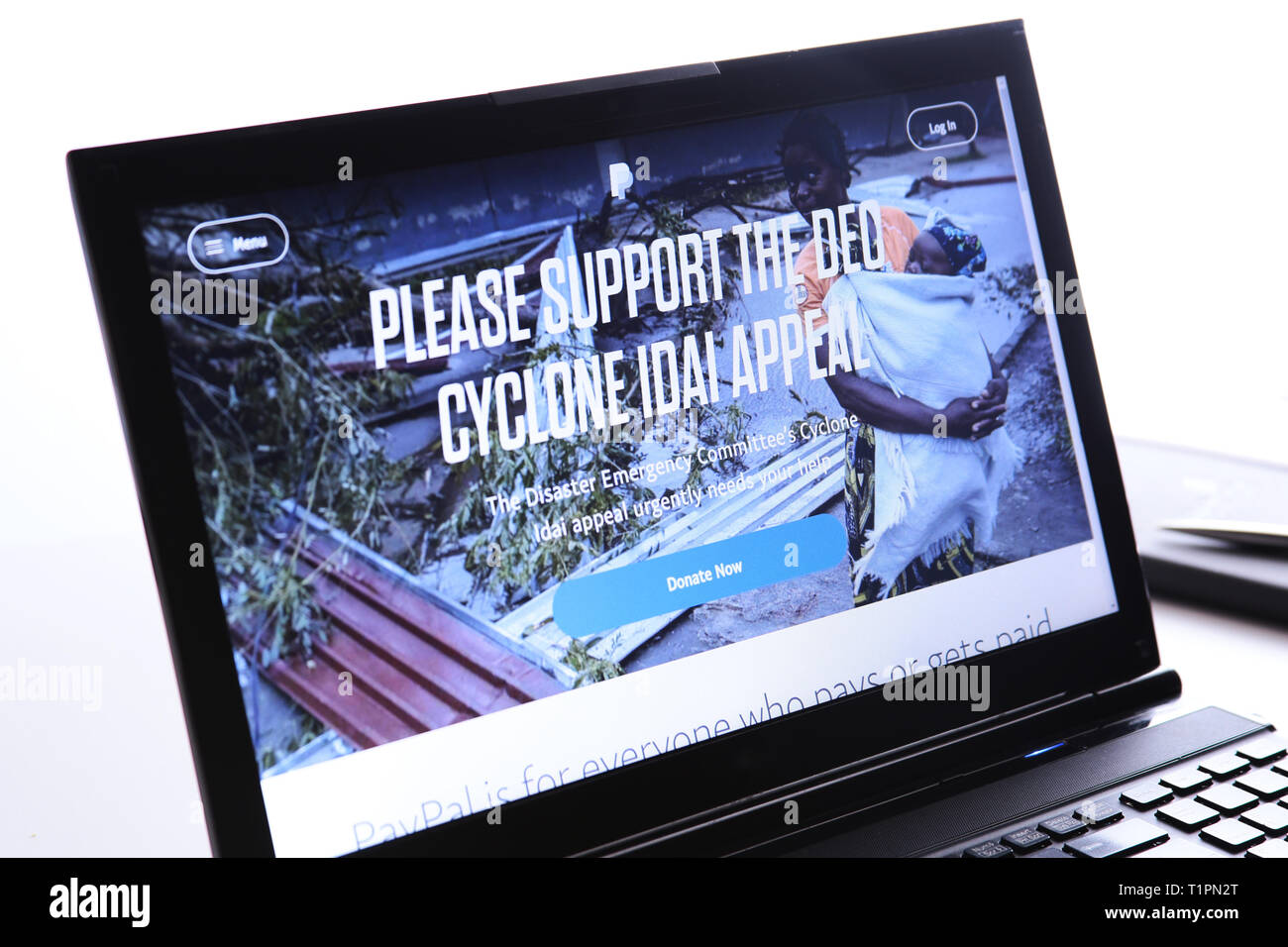 New York, USA - March 25, 2019: Illustrative Editorial of Website of ...