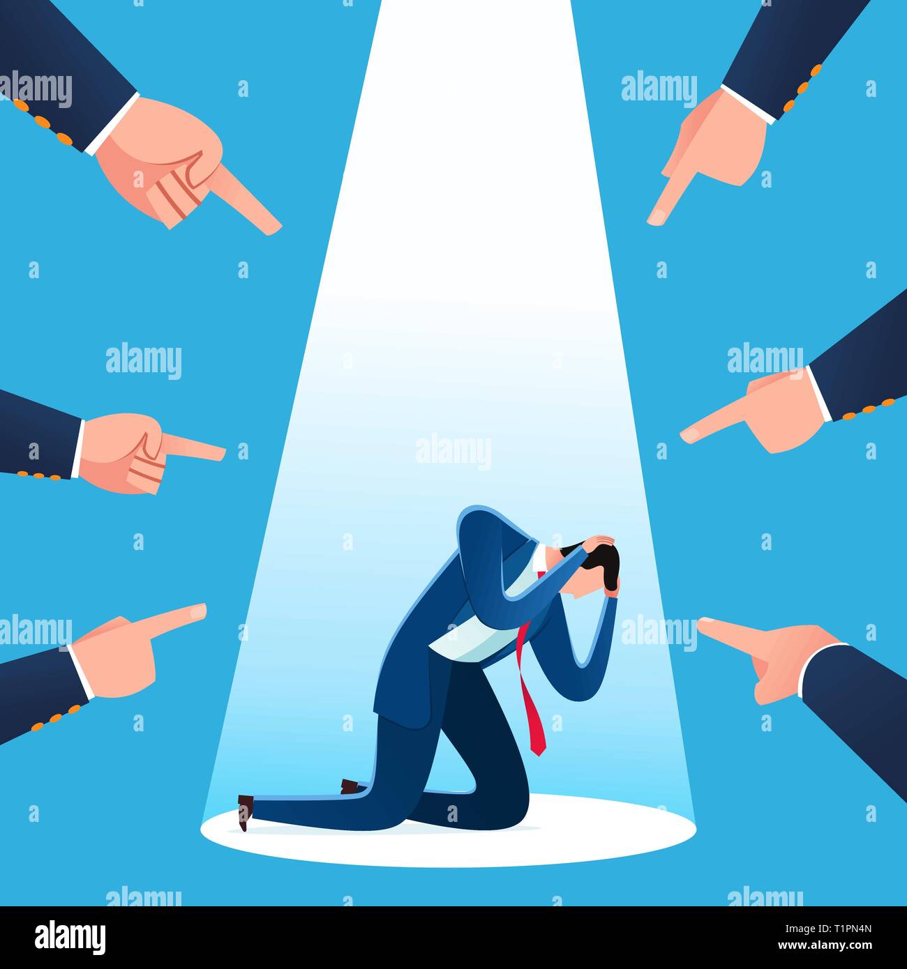 Work bully Stock Vector Images - Alamy