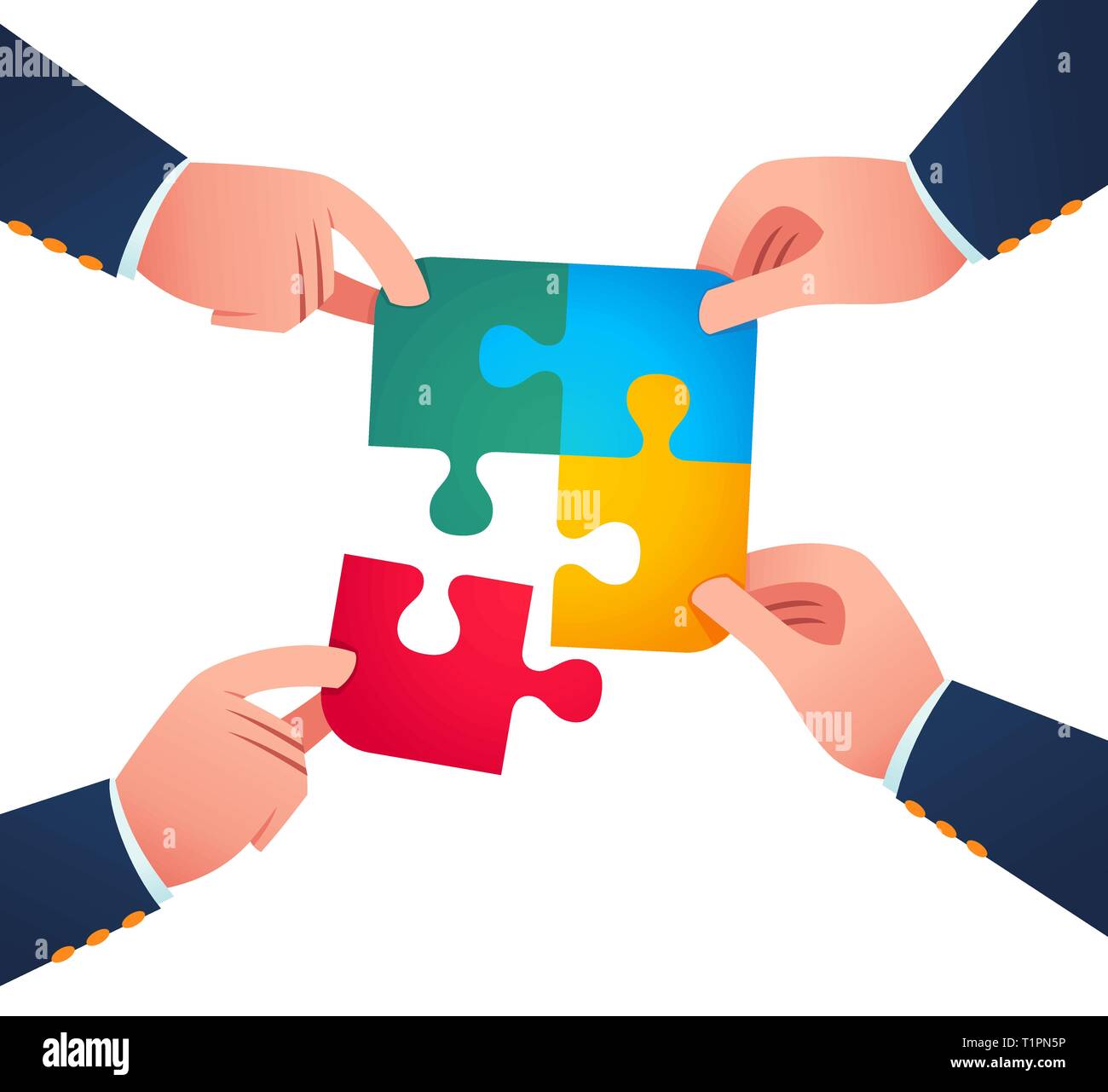 Uniting our community Stock Vector Images - Alamy