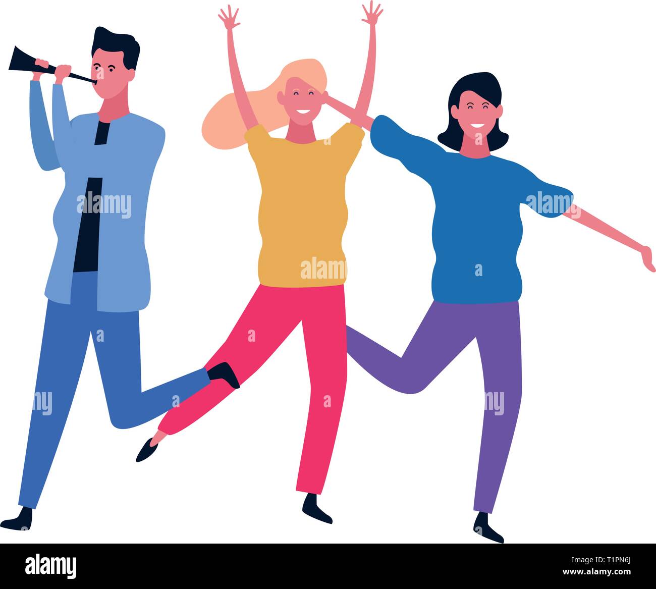 People dancing and having fun Stock Vector Image & Art - Alamy
