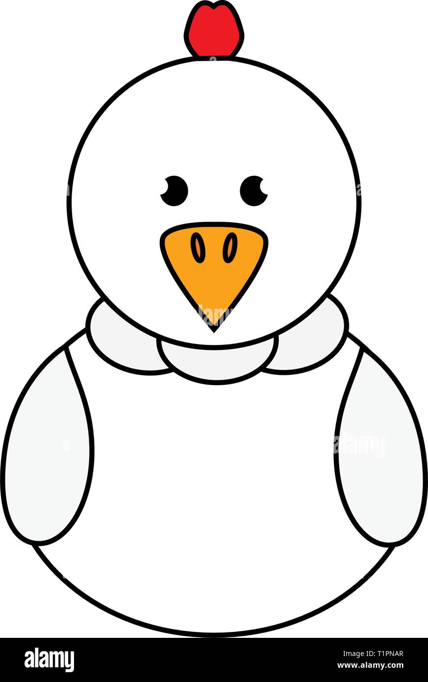 Abstract cute chicken Stock Vector Image & Art - Alamy