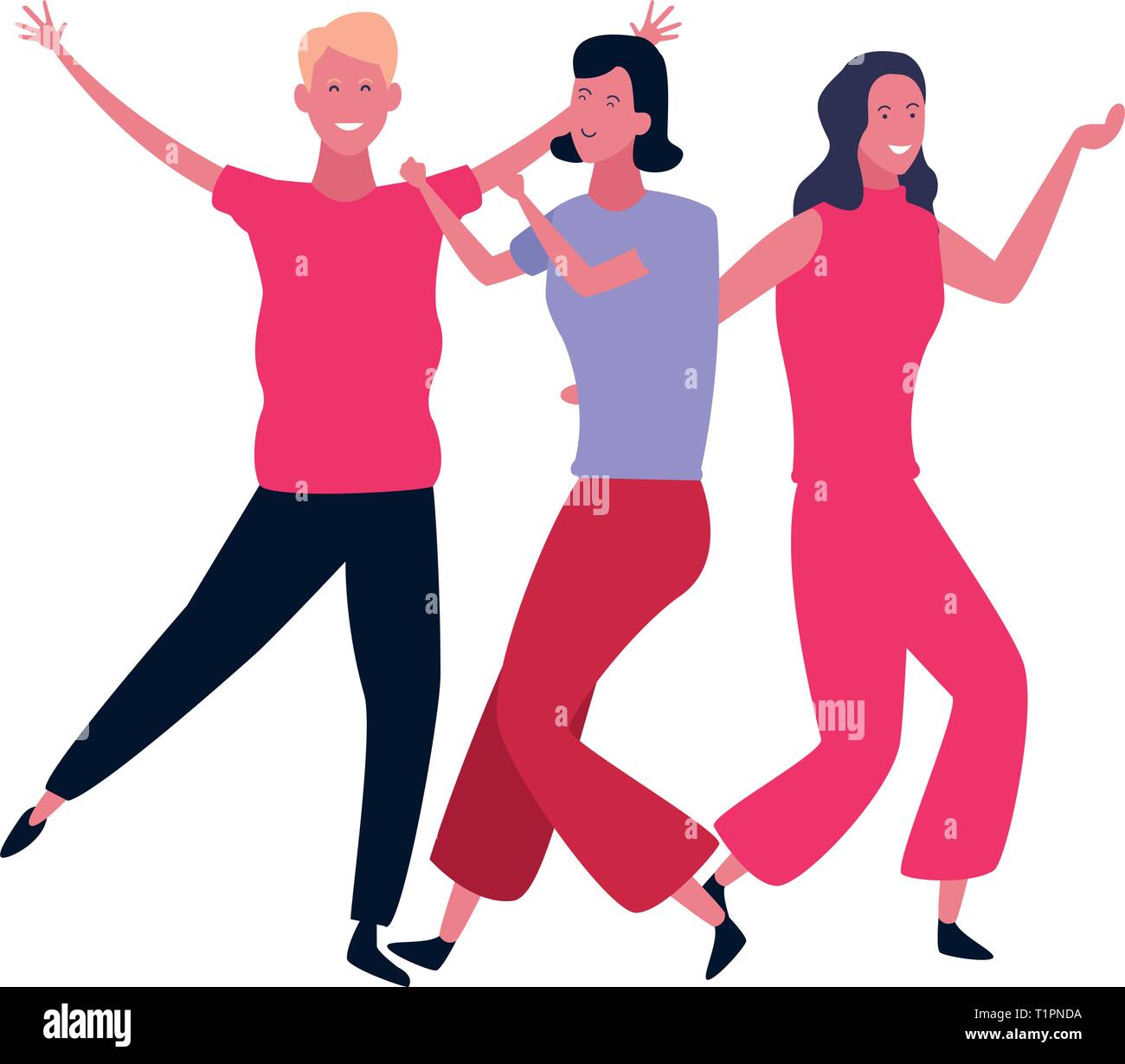People dancing and having fun Stock Vector Image & Art - Alamy
