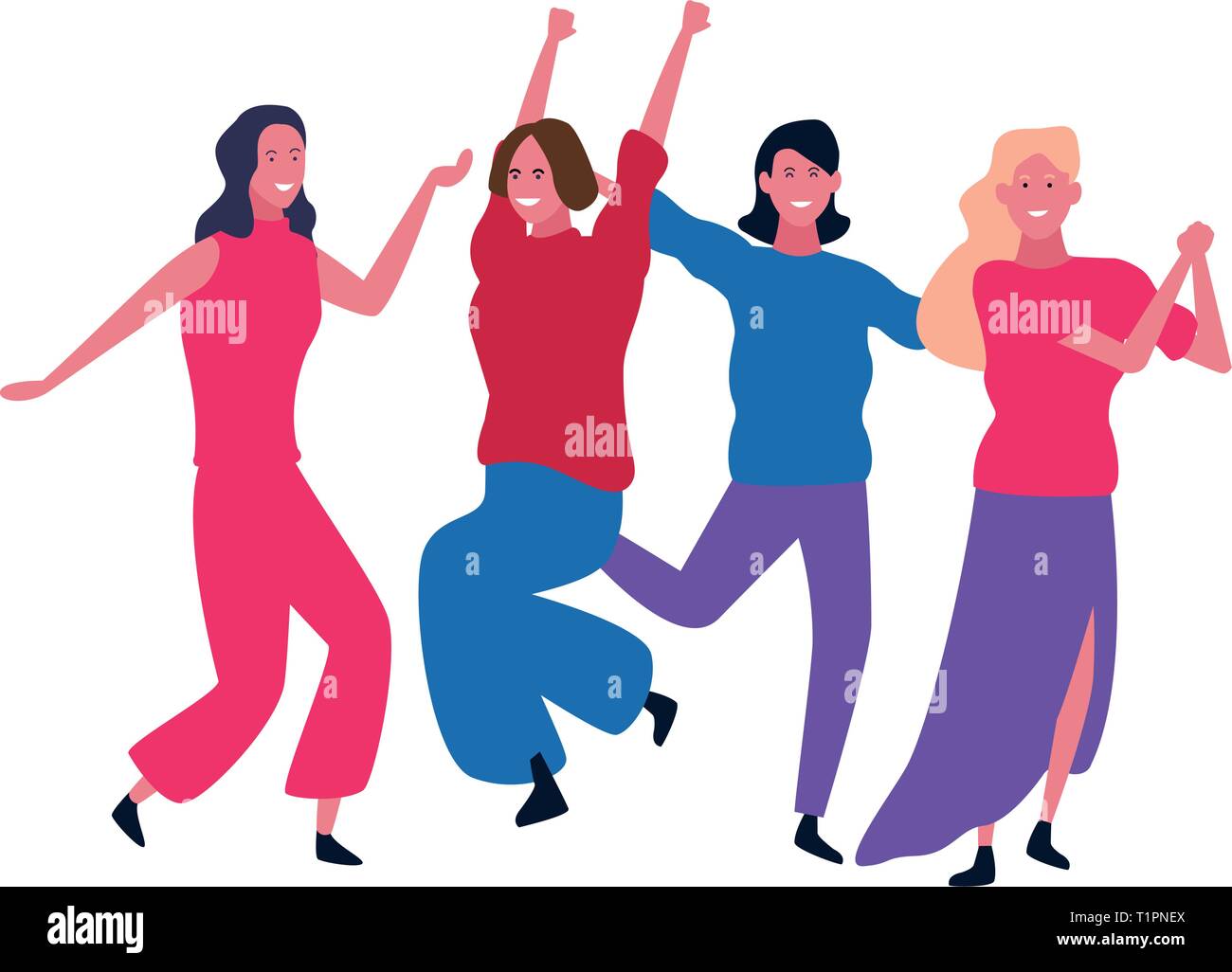 People dancing and having fun Stock Vector Image & Art - Alamy