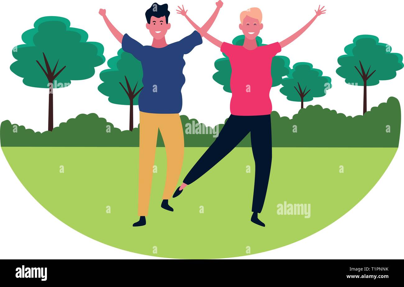 young men friends Stock Vector Image & Art - Alamy