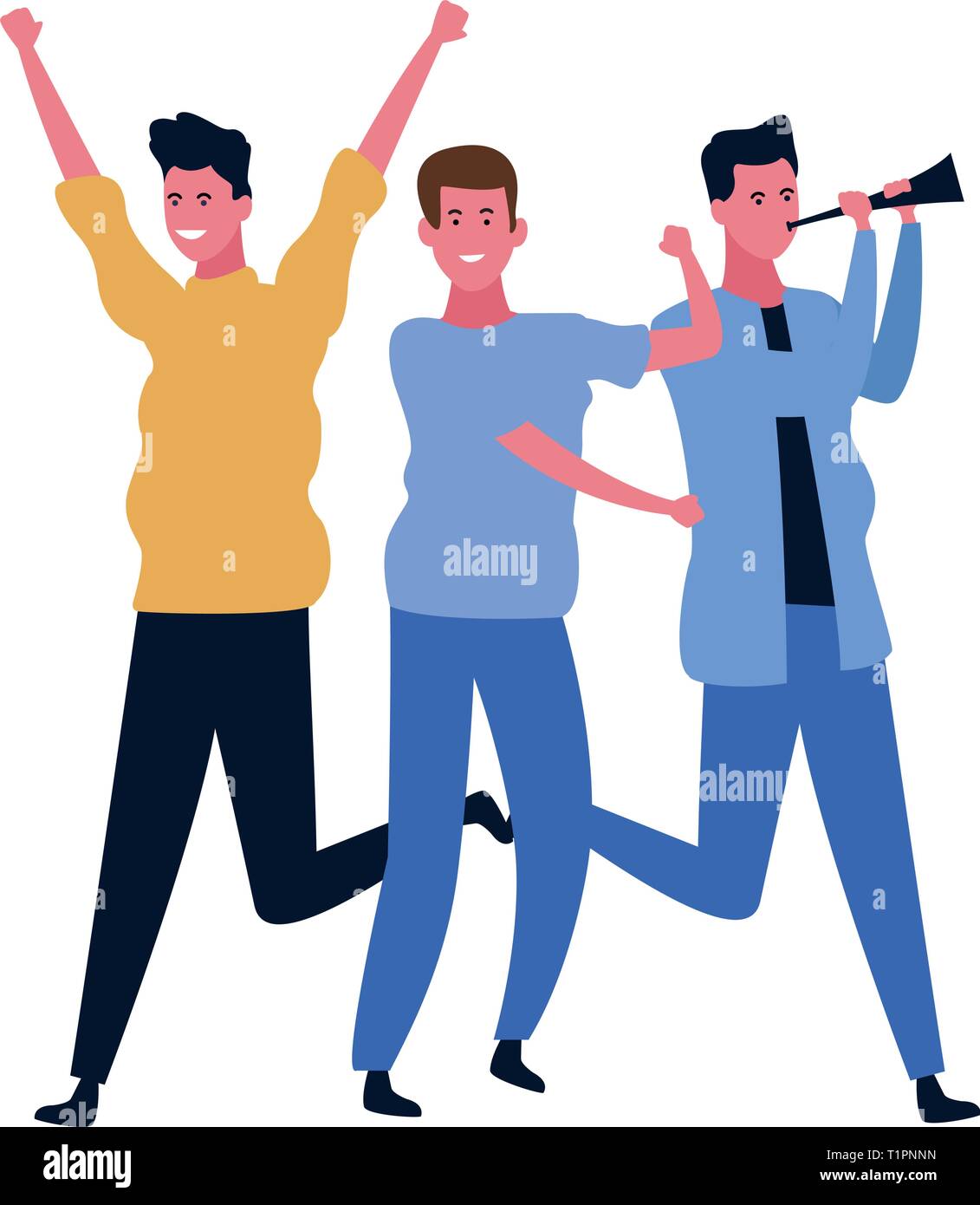 Professional business team having fun Stock Vector Images - Alamy