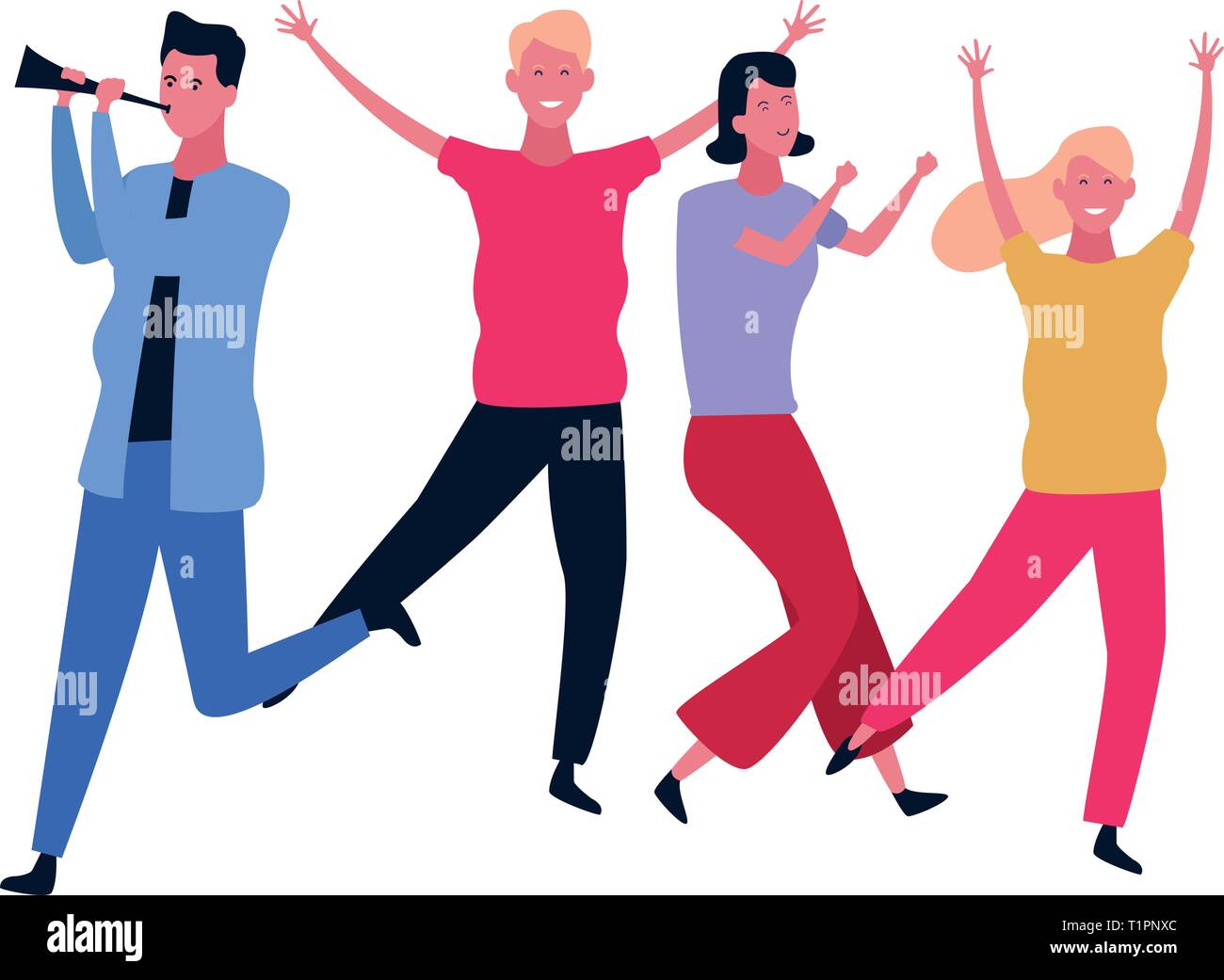 People dancing and having fun Stock Vector Image & Art - Alamy