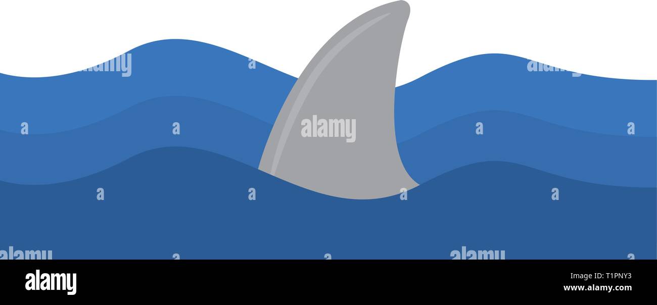 isolated sharp fin Stock Vector Image & Art - Alamy