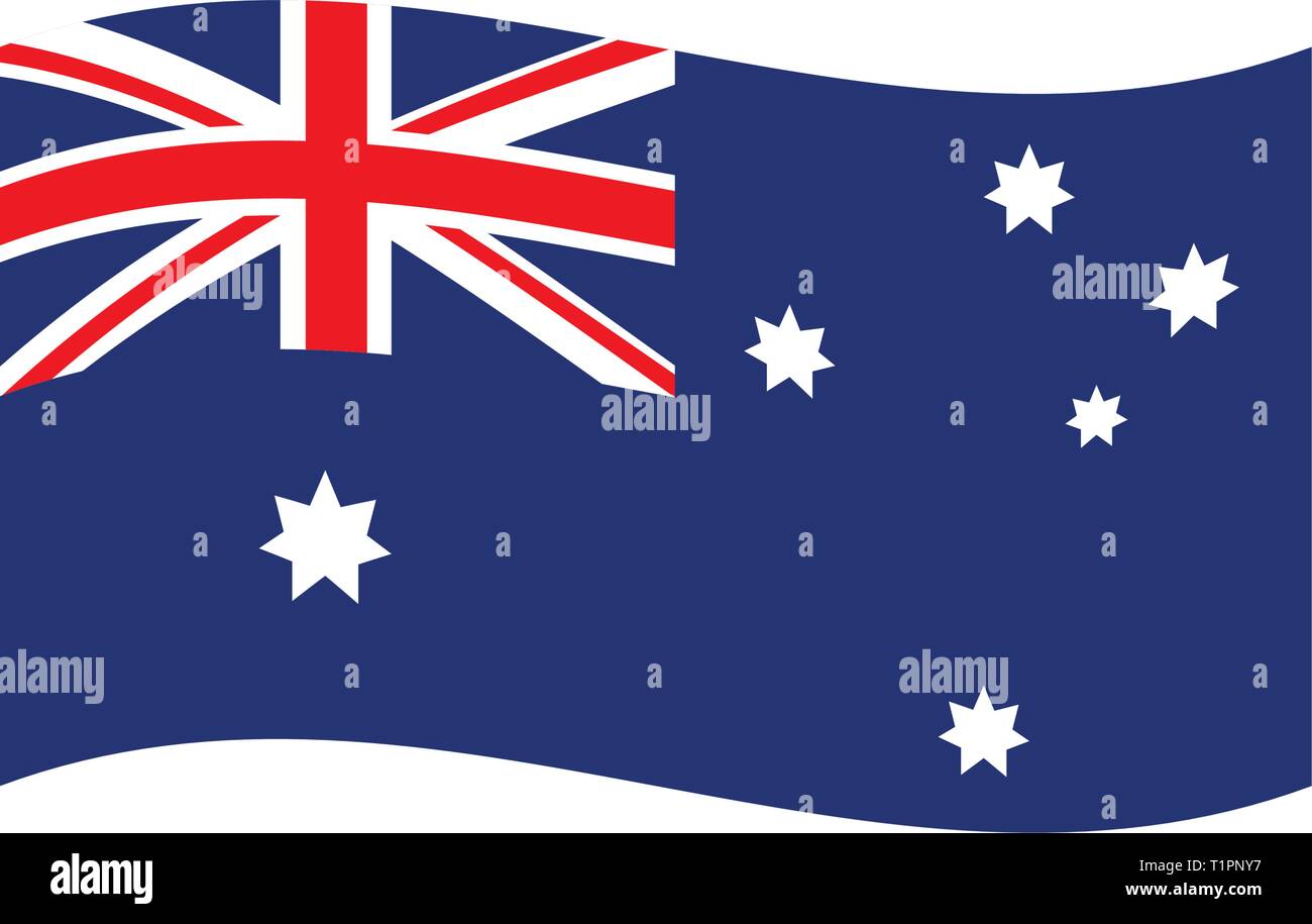 isolated Australia Flag Stock Vector Image & Art - Alamy