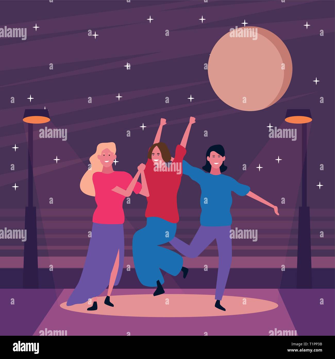 People dancing and having fun Stock Vector Image & Art - Alamy
