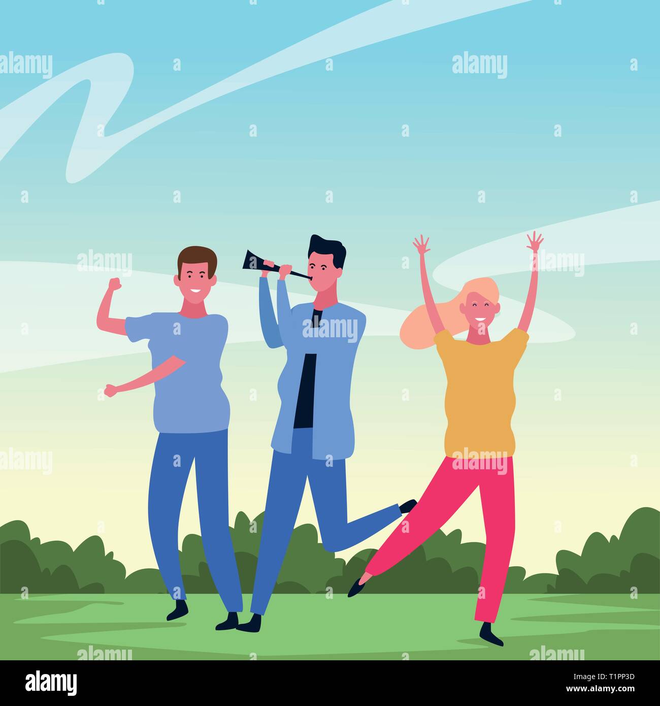 People dancing and having fun Stock Vector Image & Art - Alamy