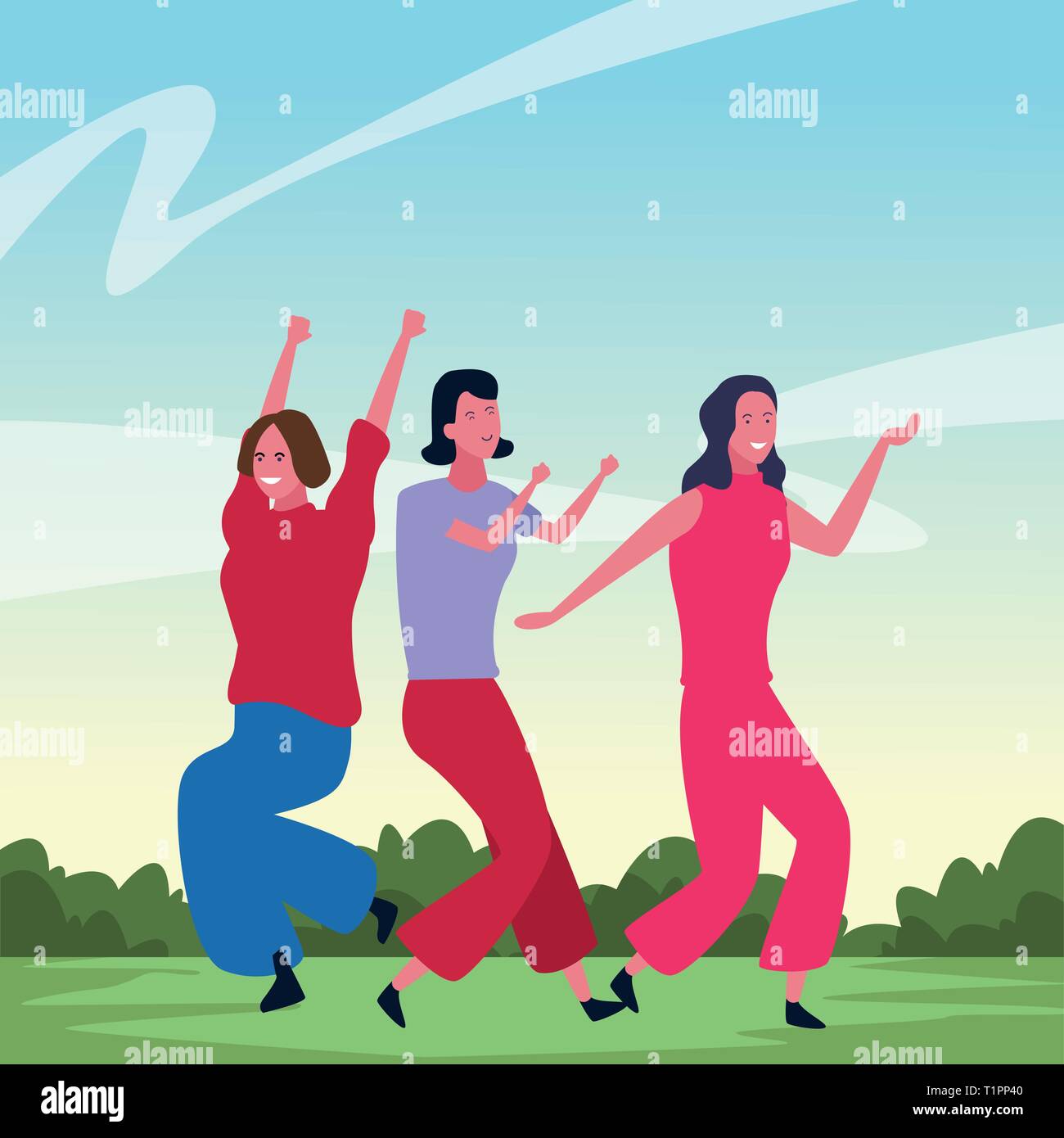 People dancing and having fun Stock Vector Image & Art - Alamy