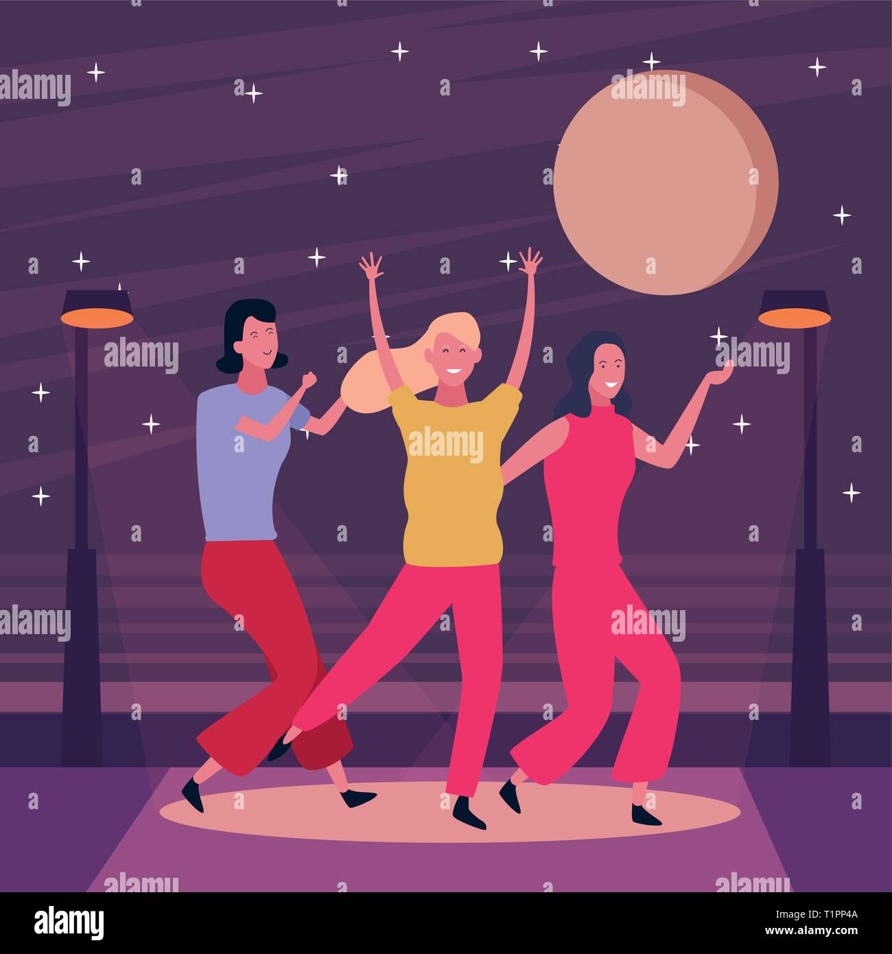 People dancing and having fun Stock Vector Image & Art - Alamy
