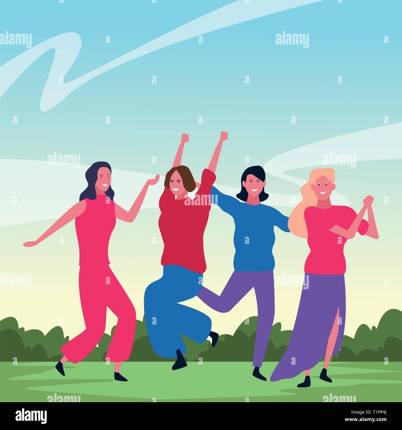 People dancing and having fun Stock Vector Image & Art - Alamy