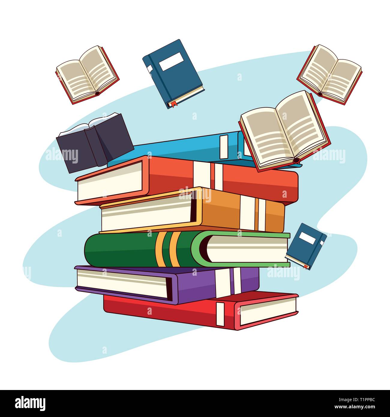 Textbook cartoons Cut Out Stock Images & Pictures - Alamy