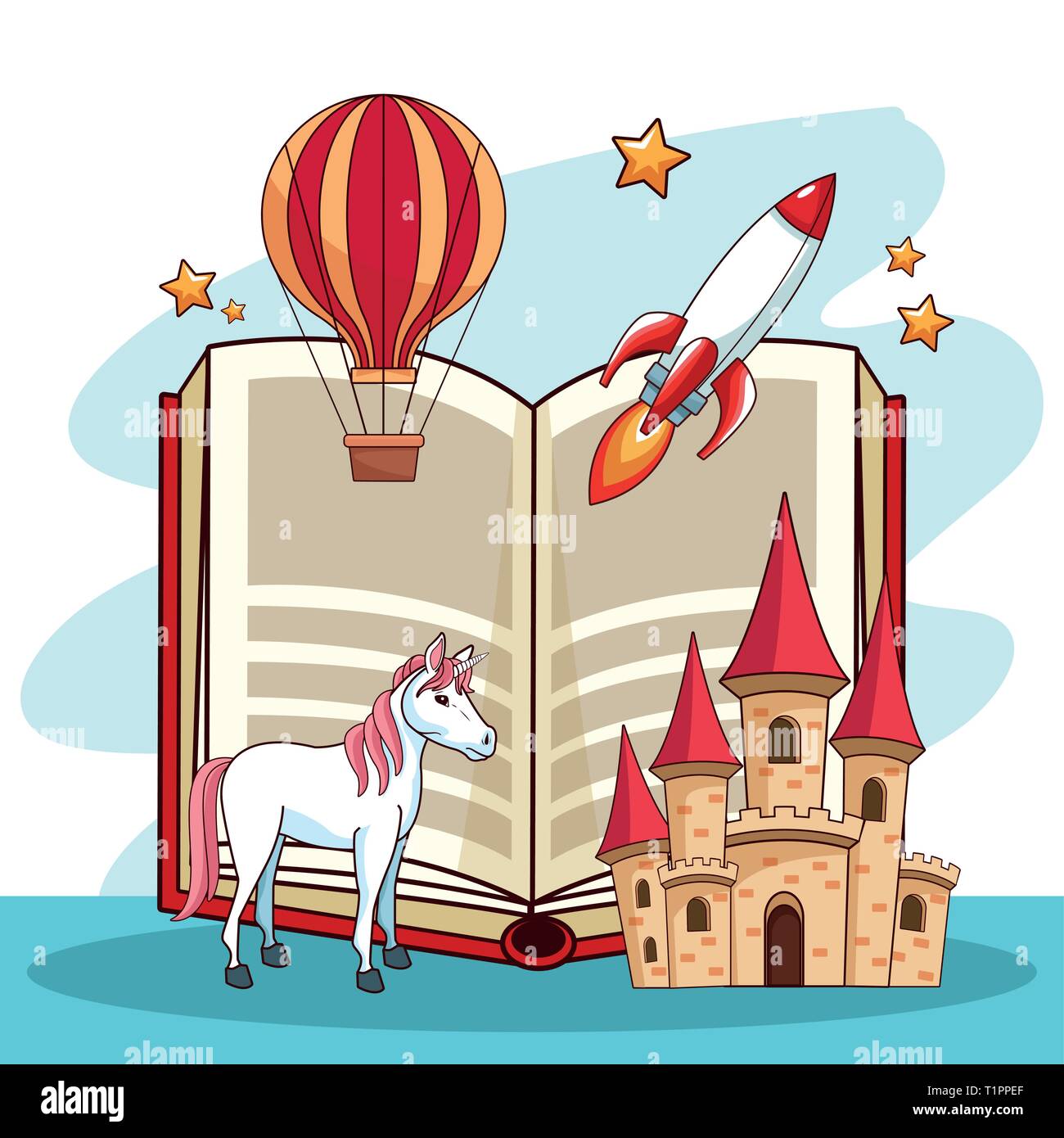 Fairy tales books Stock Vector Image & Art - Alamy
