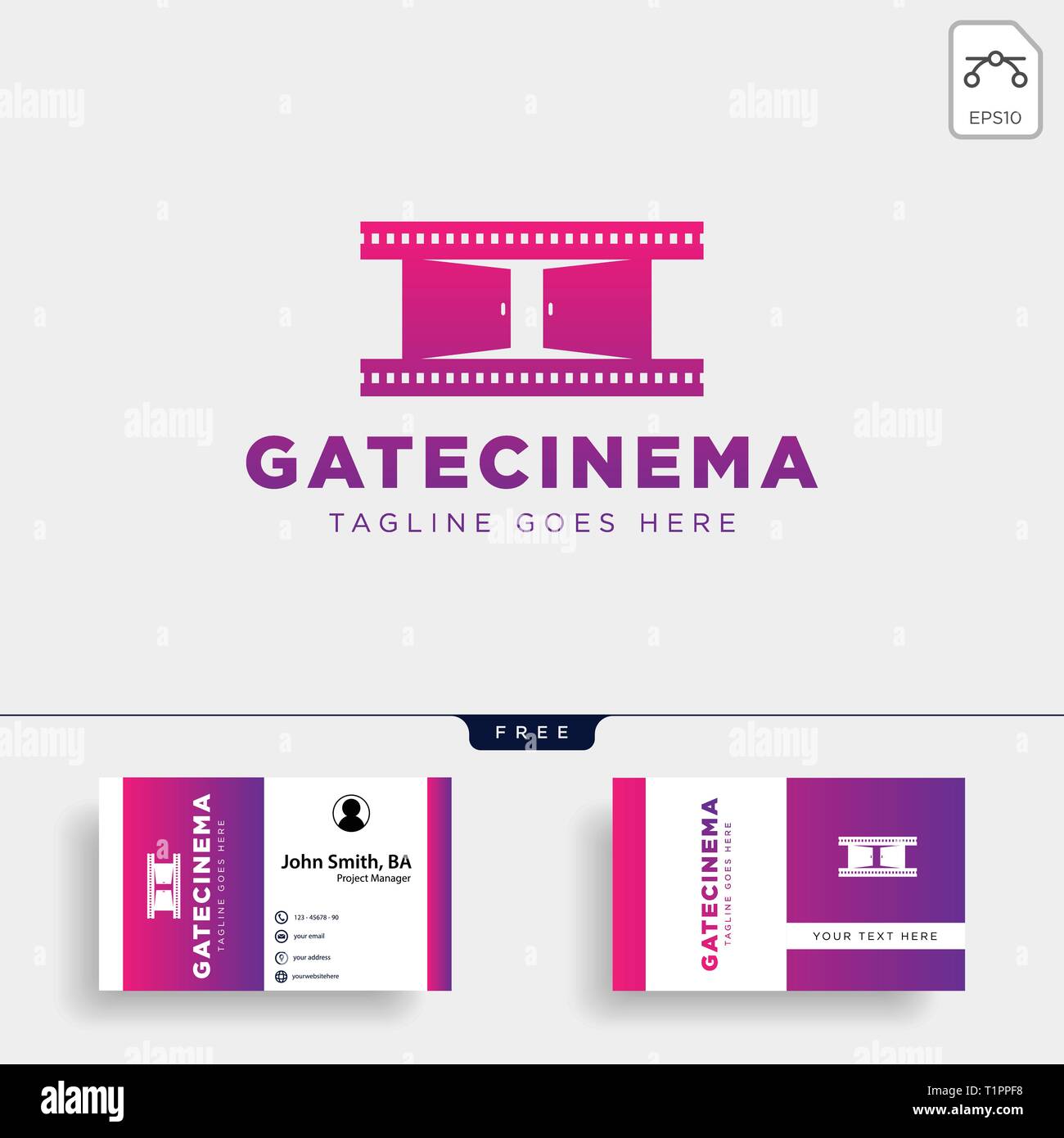 Film gate Stock Vector Images - Alamy