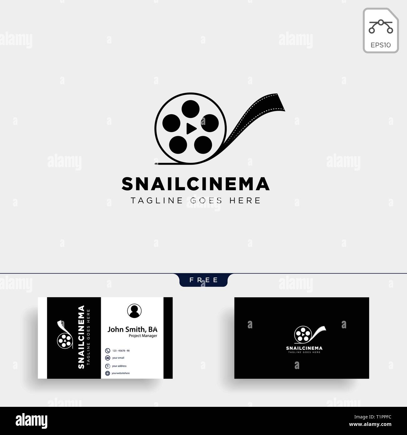 Film logo Stock Vector Images - Alamy