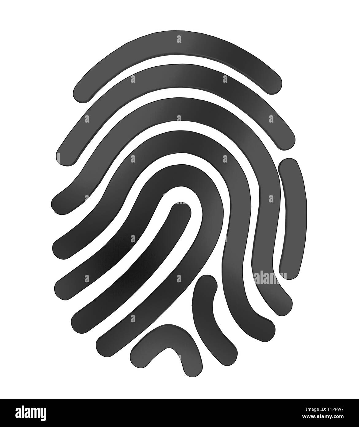 Binary data fingerprint scan hi-res stock photography and images - Alamy