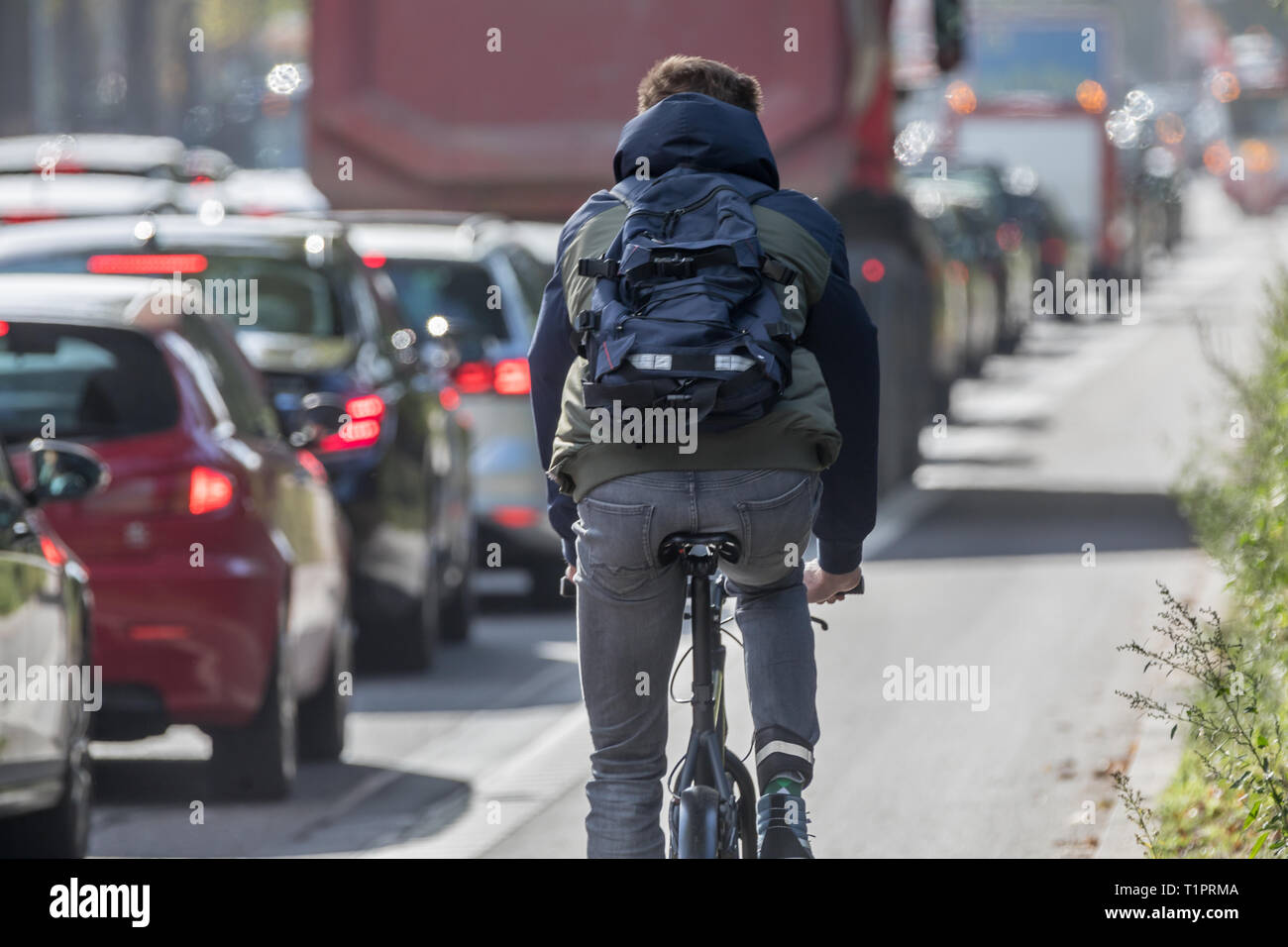 Cycling past hi-res stock photography and images - Alamy