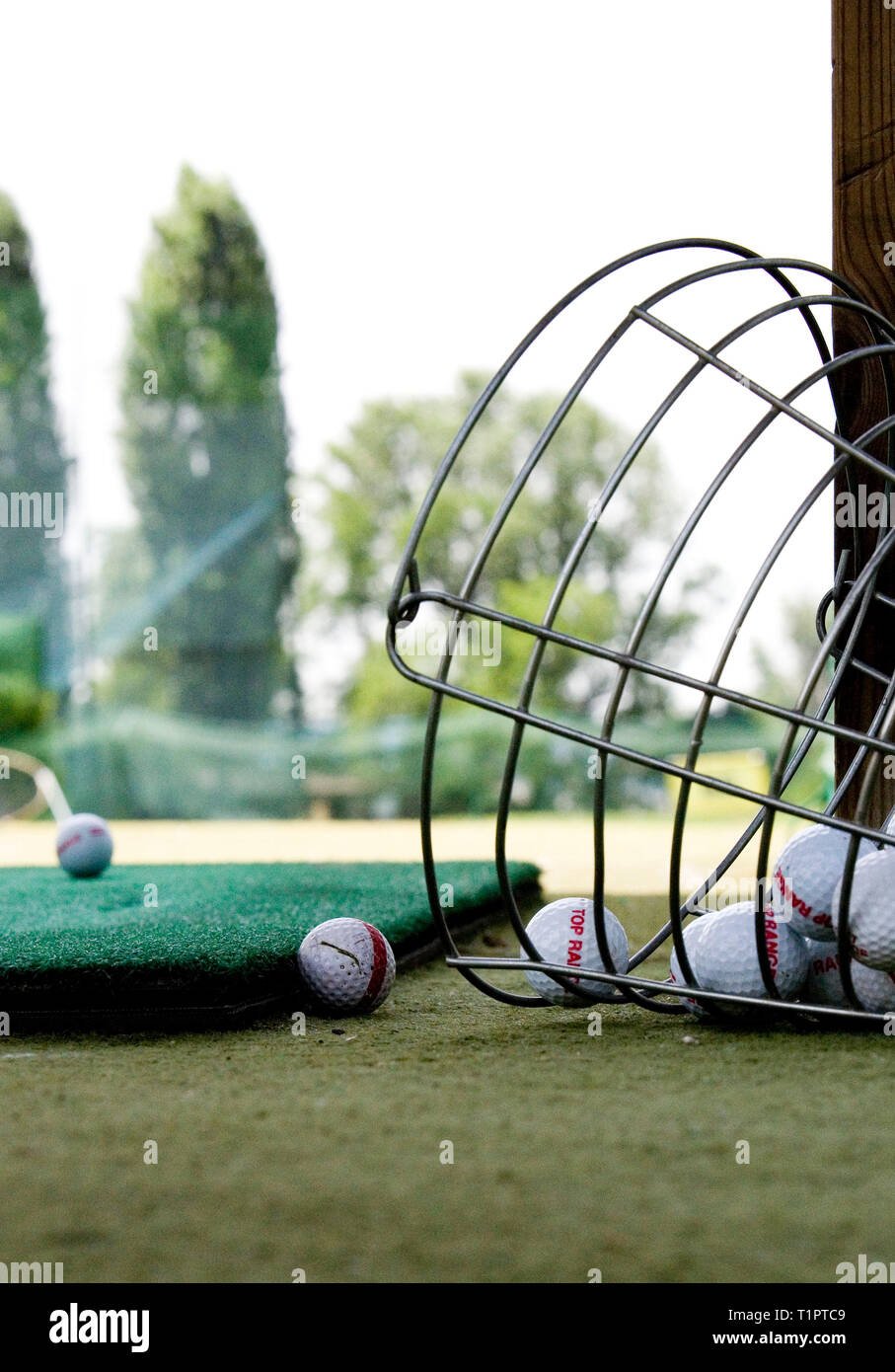 golf driving range Stock Photo - Alamy