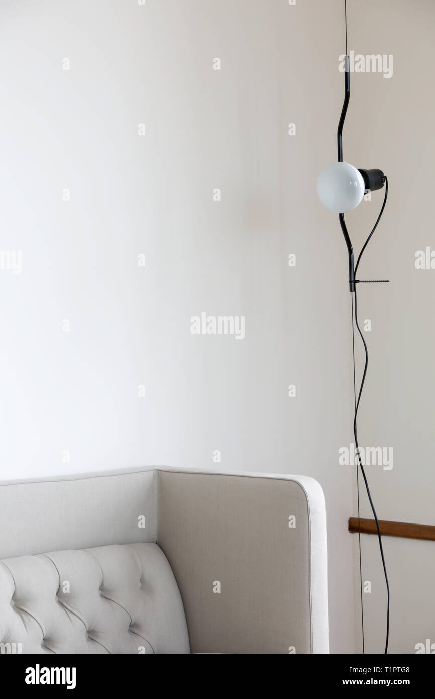 Parentesi Lamp in an interior Stock Photo - Alamy