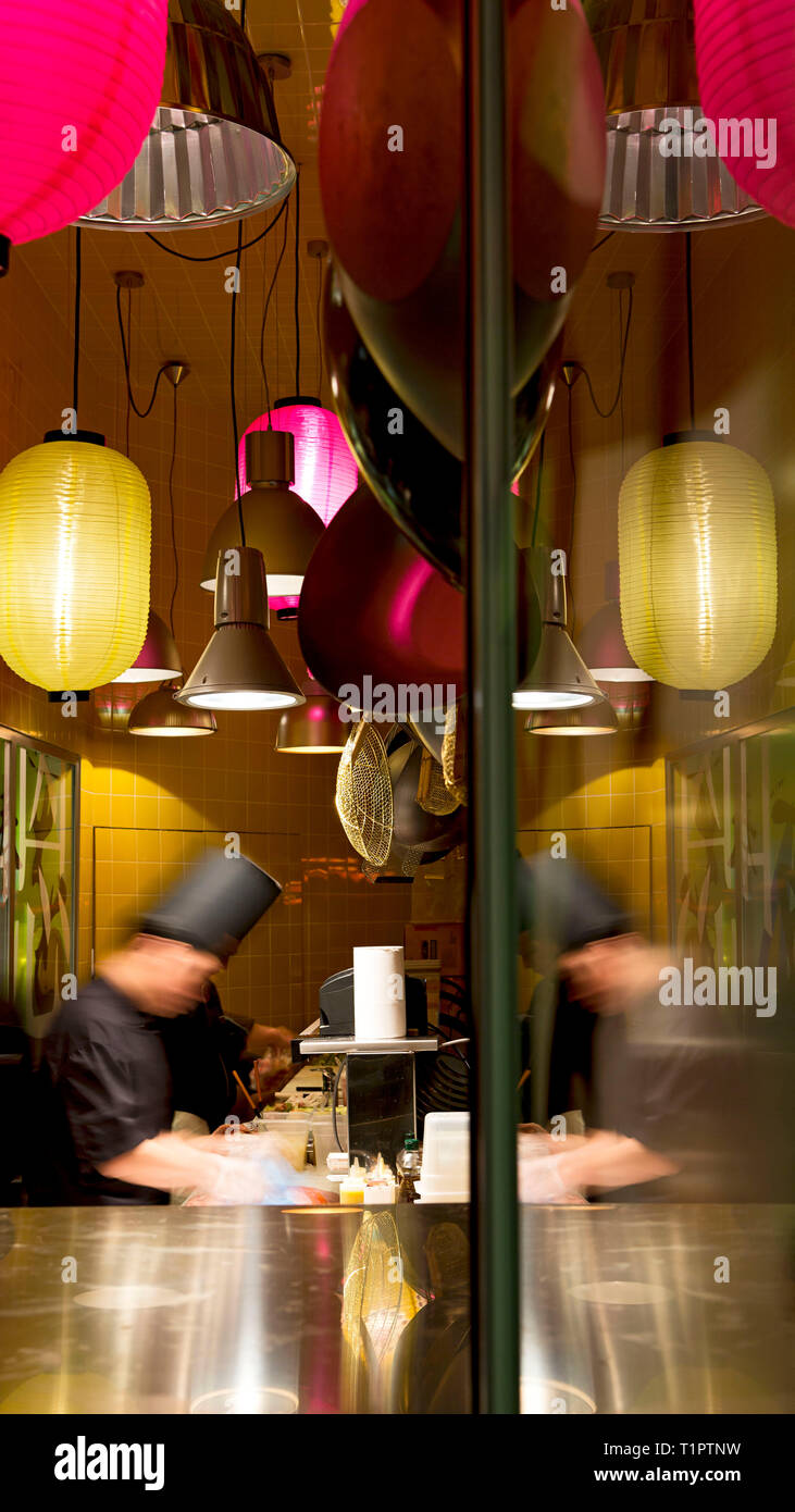 Miss KO restaurant in Paris Stock Photo - Alamy