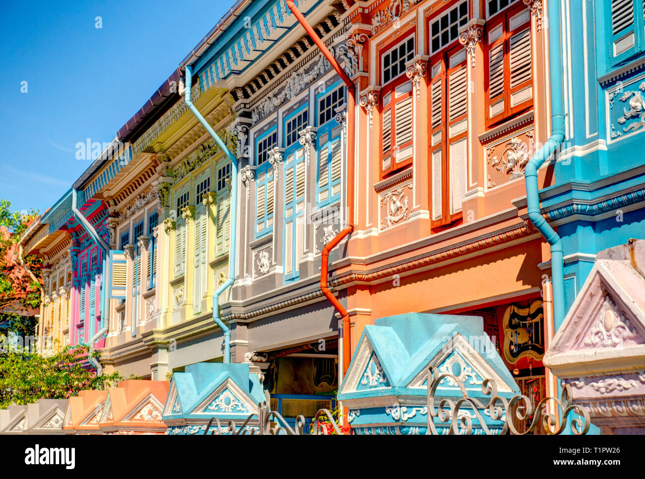 Historical Peranakan houses in Joo Chiat, Singapore Stock Photo - Alamy