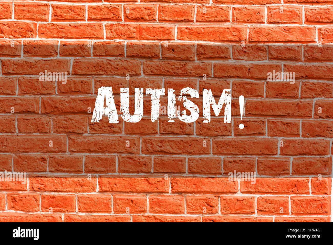 Writing note showing Autism. Business concept for Autism Awareness ...