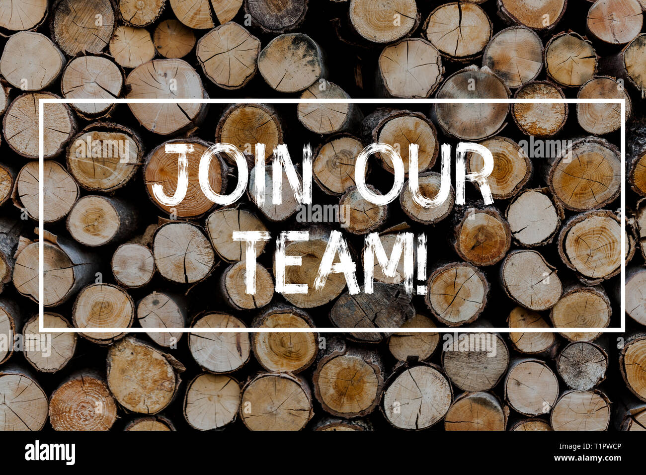 Conceptual hand writing showing Join Our Team. Concept meaning Get over ...