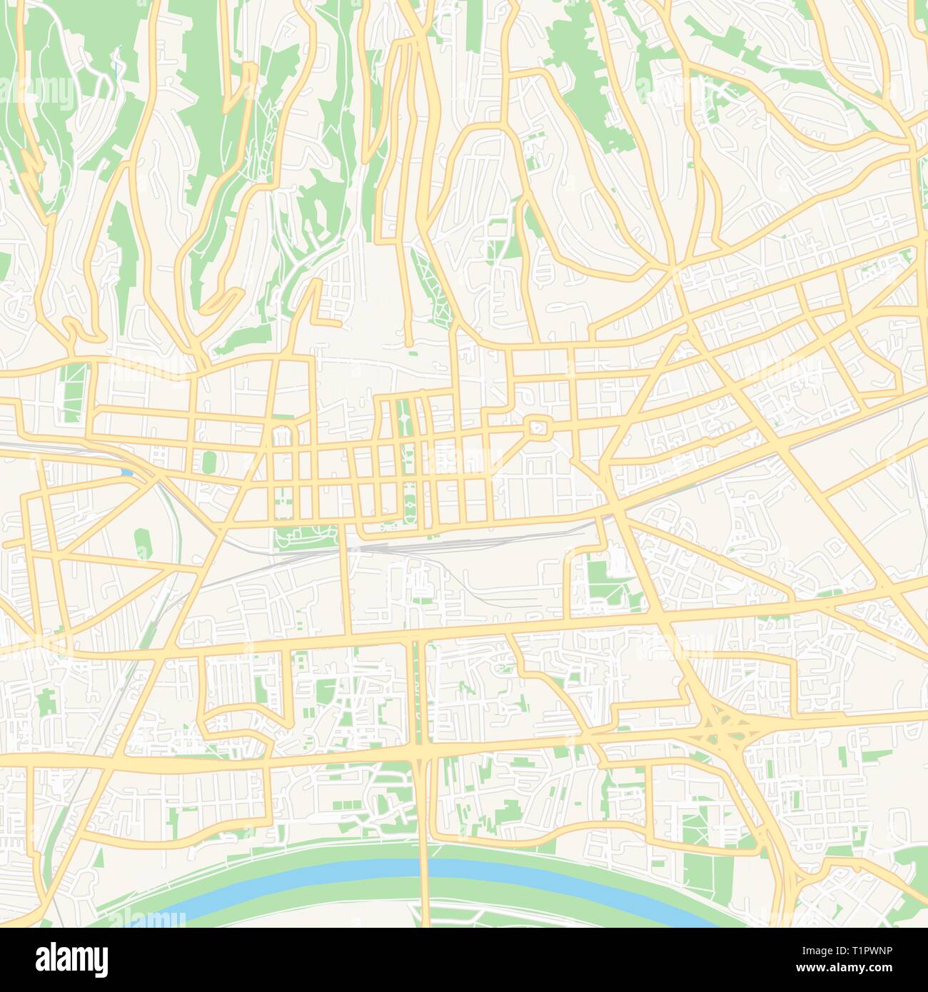 Croatia map outline vector hi-res stock photography and images - Alamy