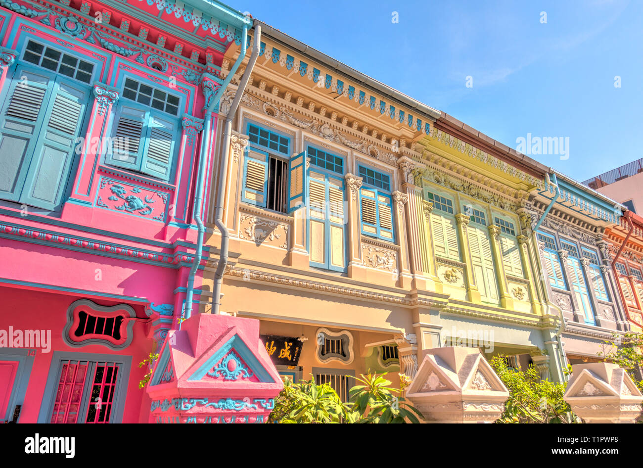 Historical Peranakan houses in Joo Chiat, Singapore Stock Photo - Alamy