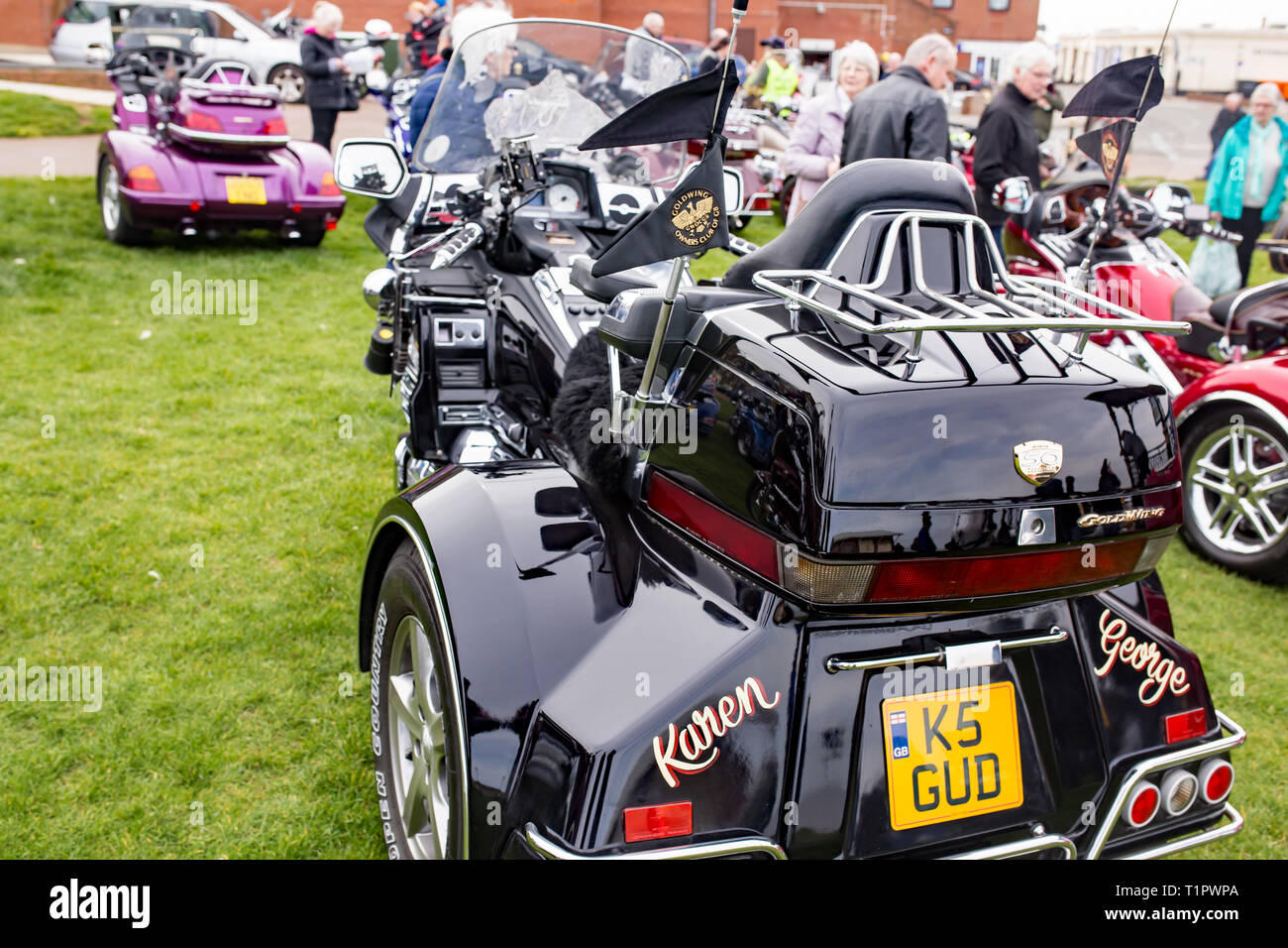 Honda Gold Wing Owner’s Club fundraising meet up on the village green ...