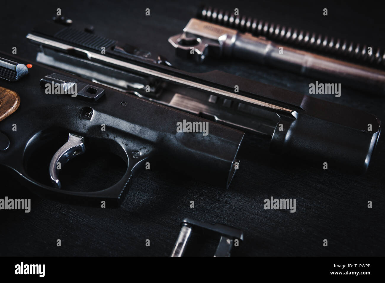 Parts of a firearm hi-res stock photography and images - Alamy