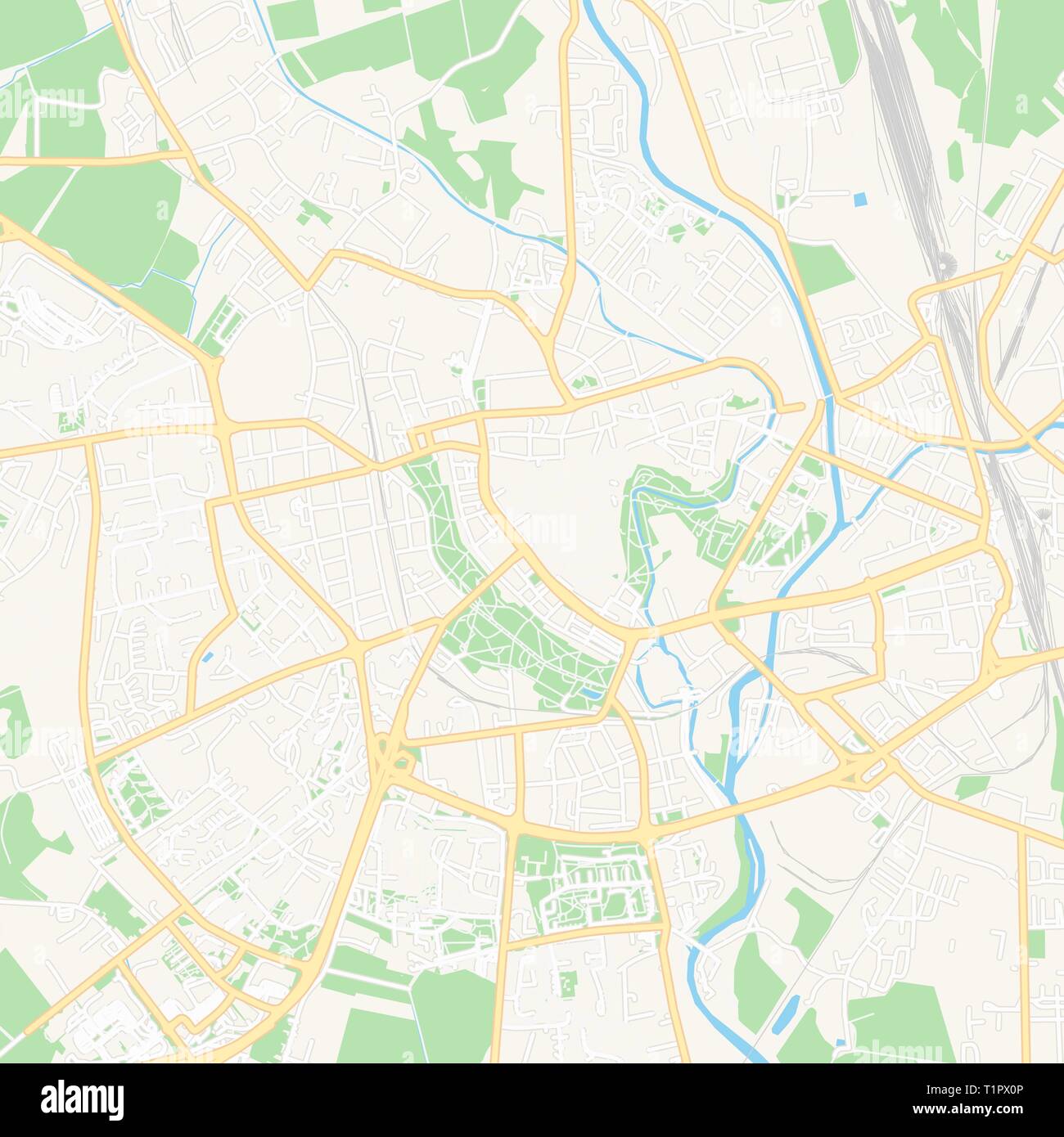 Map of olomouc hi-res stock photography and images - Alamy