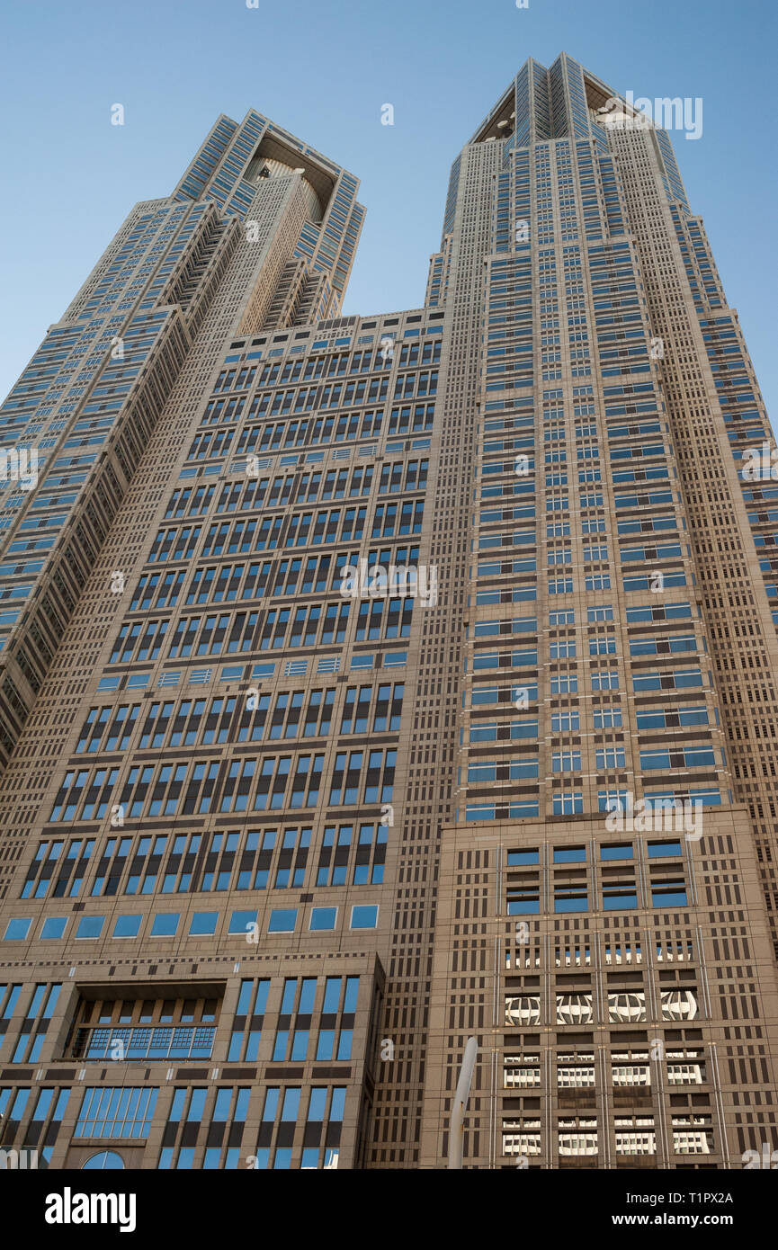 01.01.2018, Tokyo, Japan, Asia - Tokyo Metropolitan Government Building ...