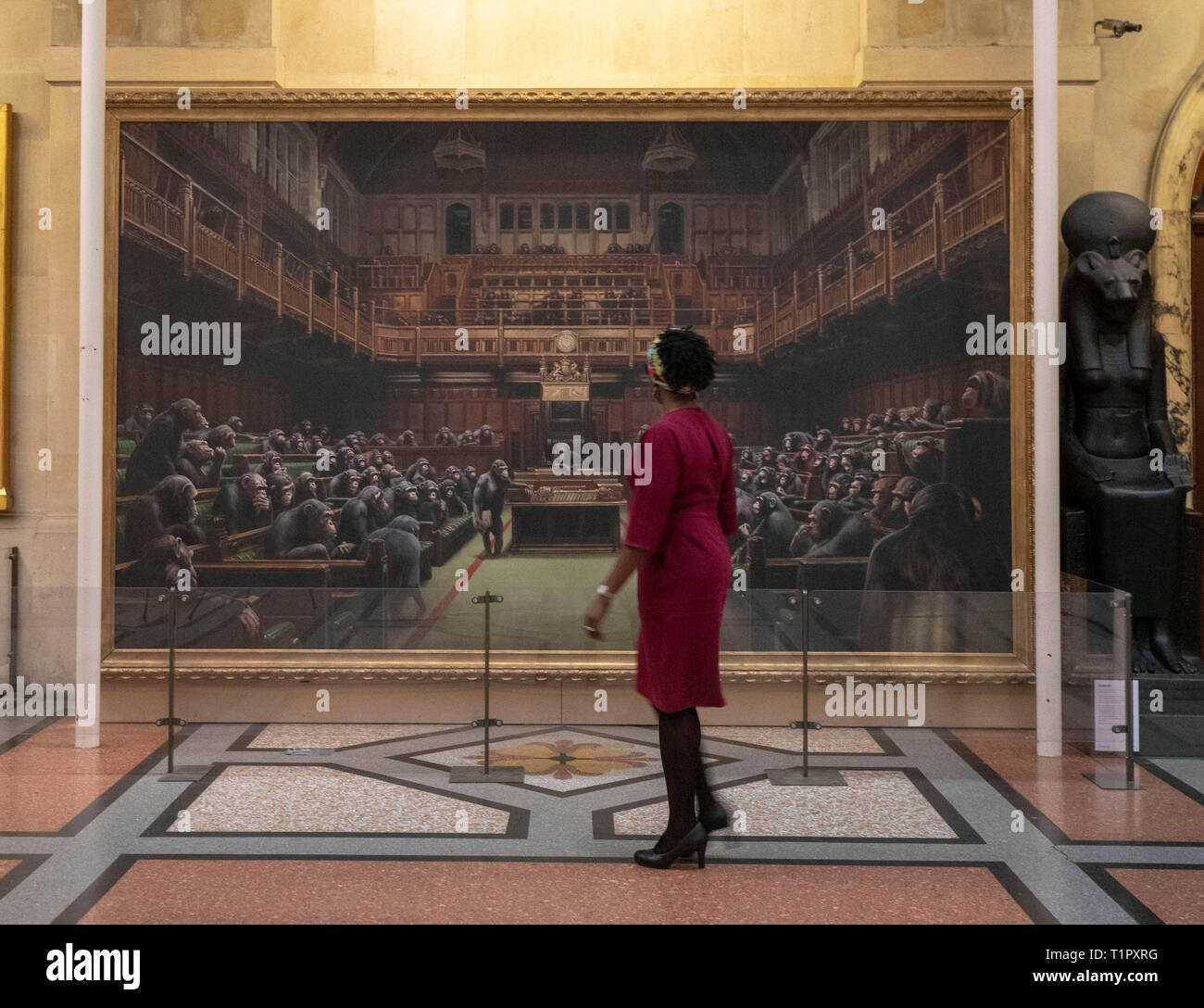 Banksy devolved parliament hi-res stock photography and images - Alamy