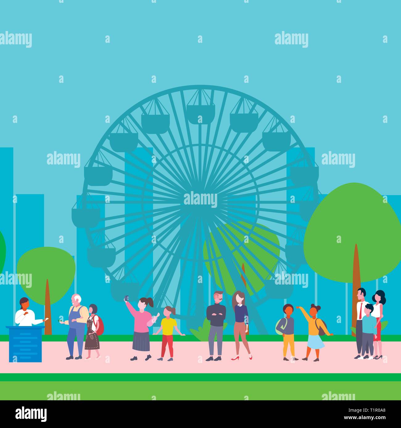 Female having fun Stock Vector Images - Alamy