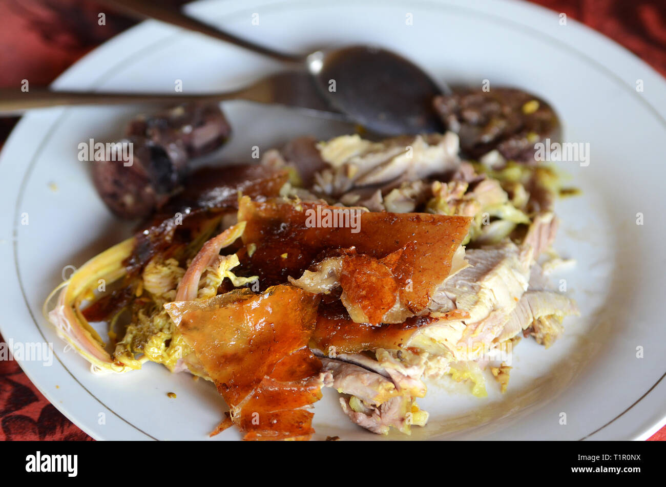 Babi guling suckling pig, a traditional Balinese food Stock Photo - Alamy