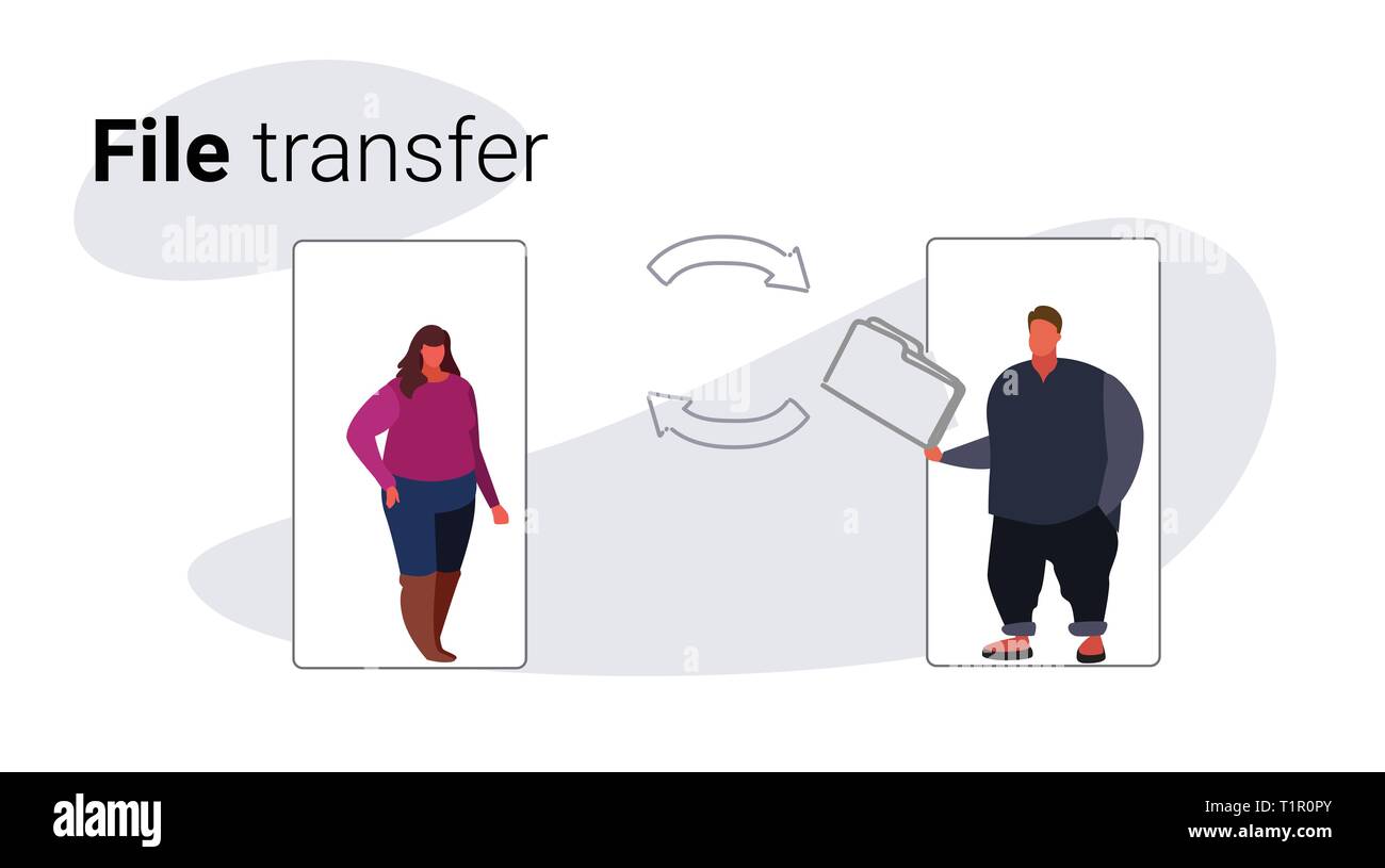 People sharing data mobile Stock Vector Images - Alamy