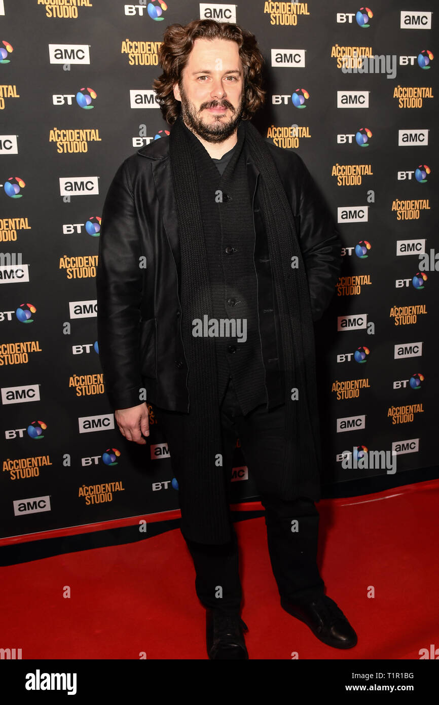 London, UK. 27th Mar 2019. Edgar Wright arrives at Premiere of ...