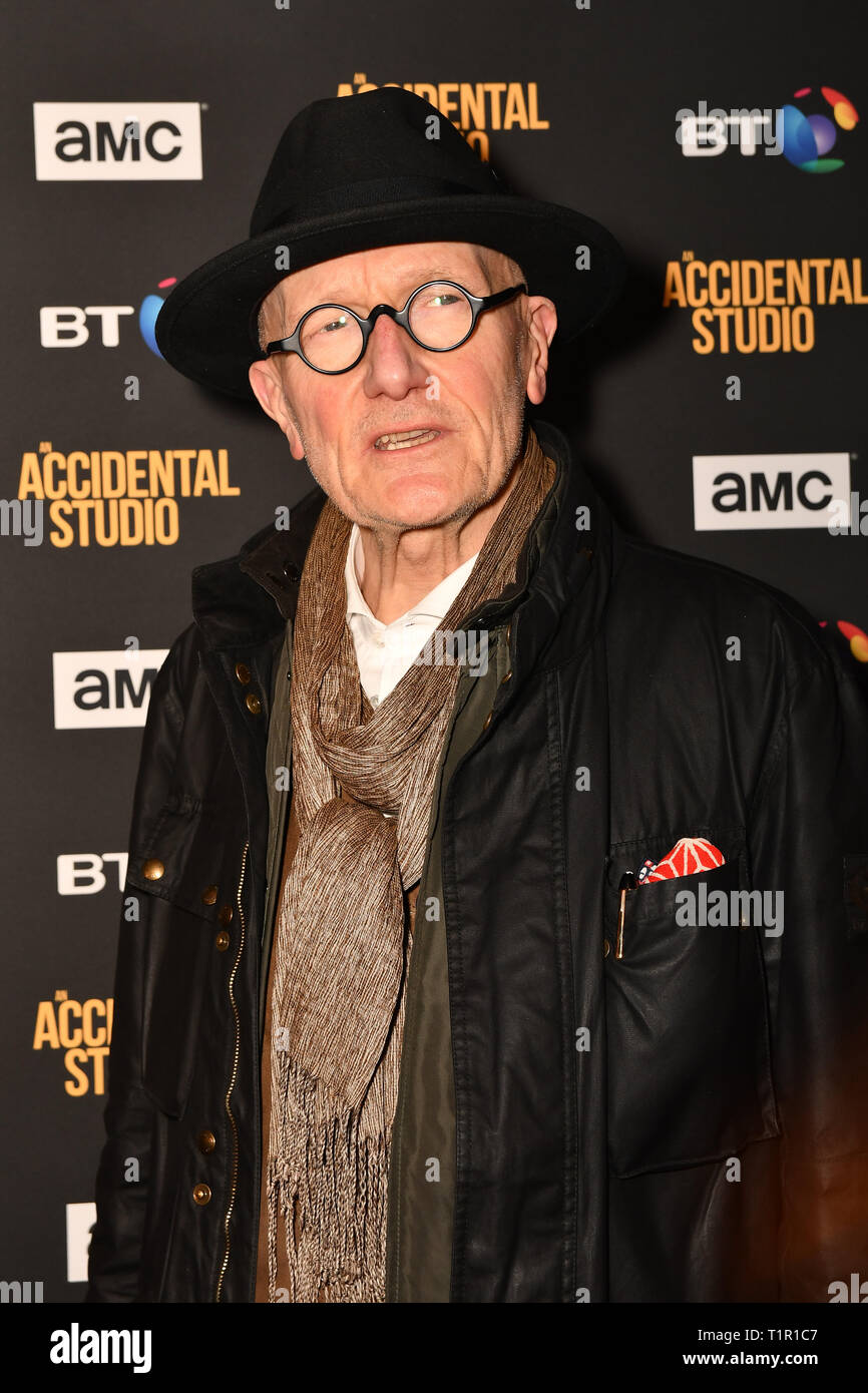 London, UK. 27th Mar 2019. Ray Cooper arrives at Premiere of ...